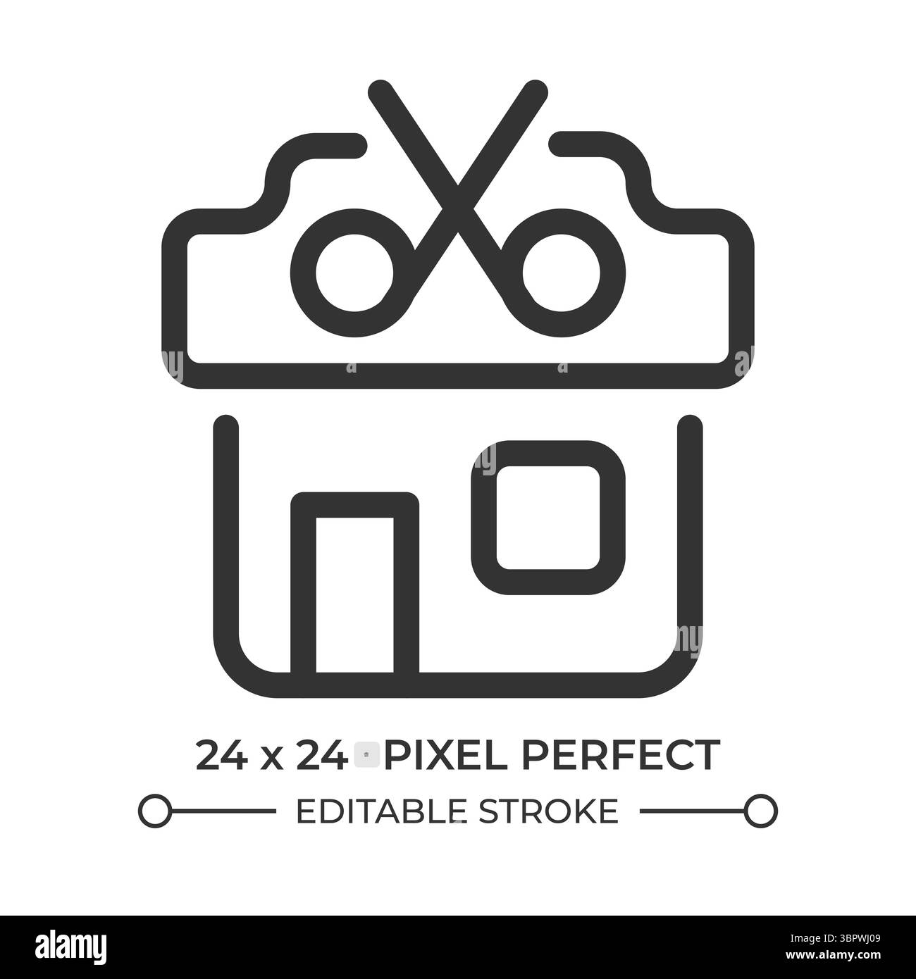 Haircut salon Black and White Stock Photos & Images - Alamy