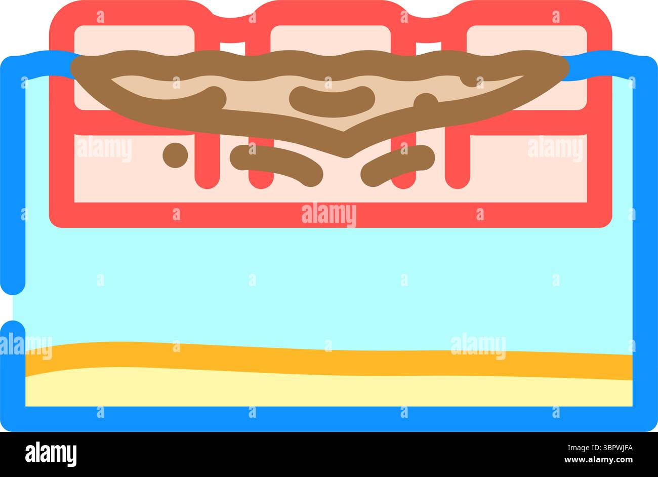 Oil spill coastline Stock Vector Images - Alamy