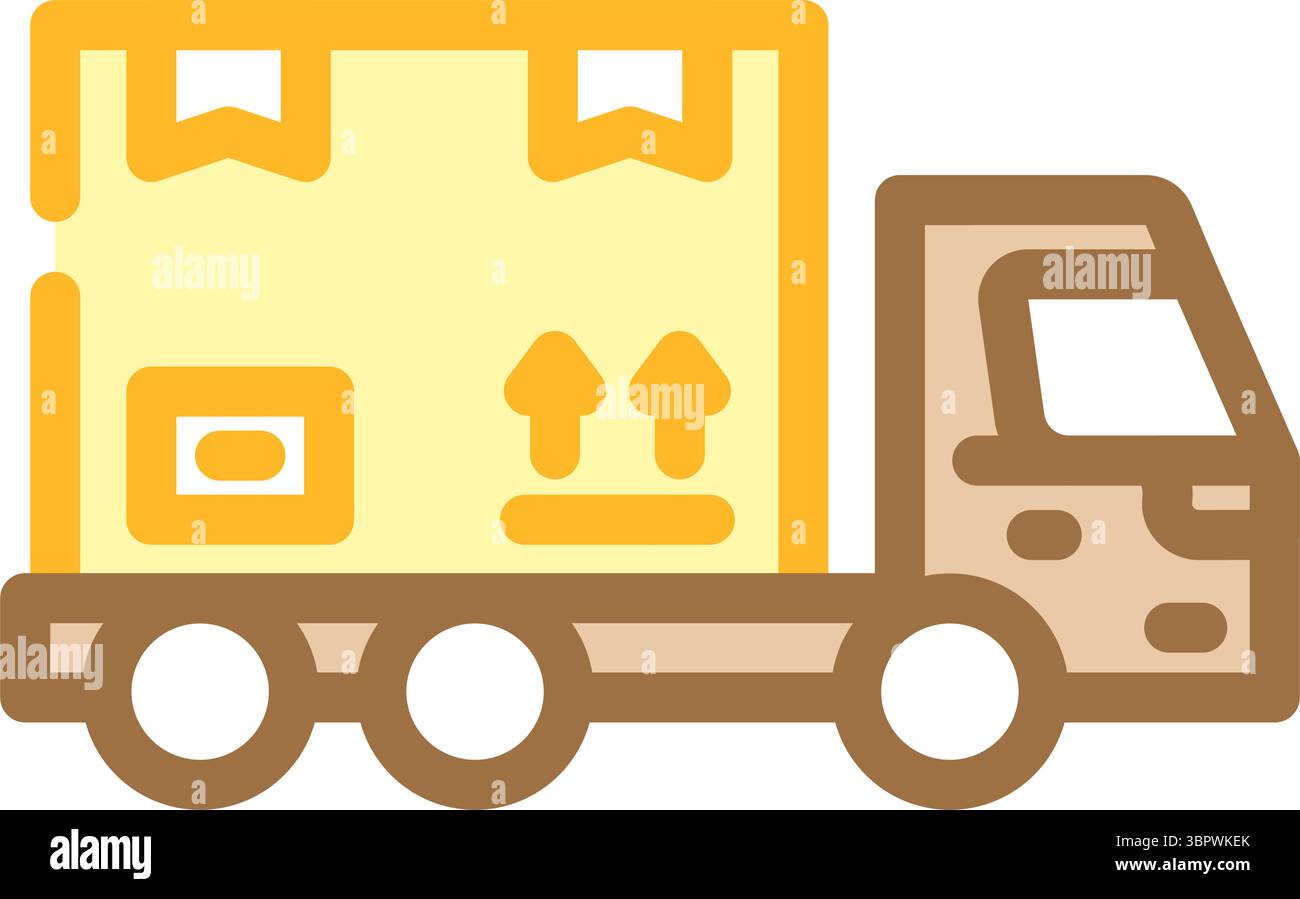 easy transport color icon vector illustration Stock Vector Image & Art ...