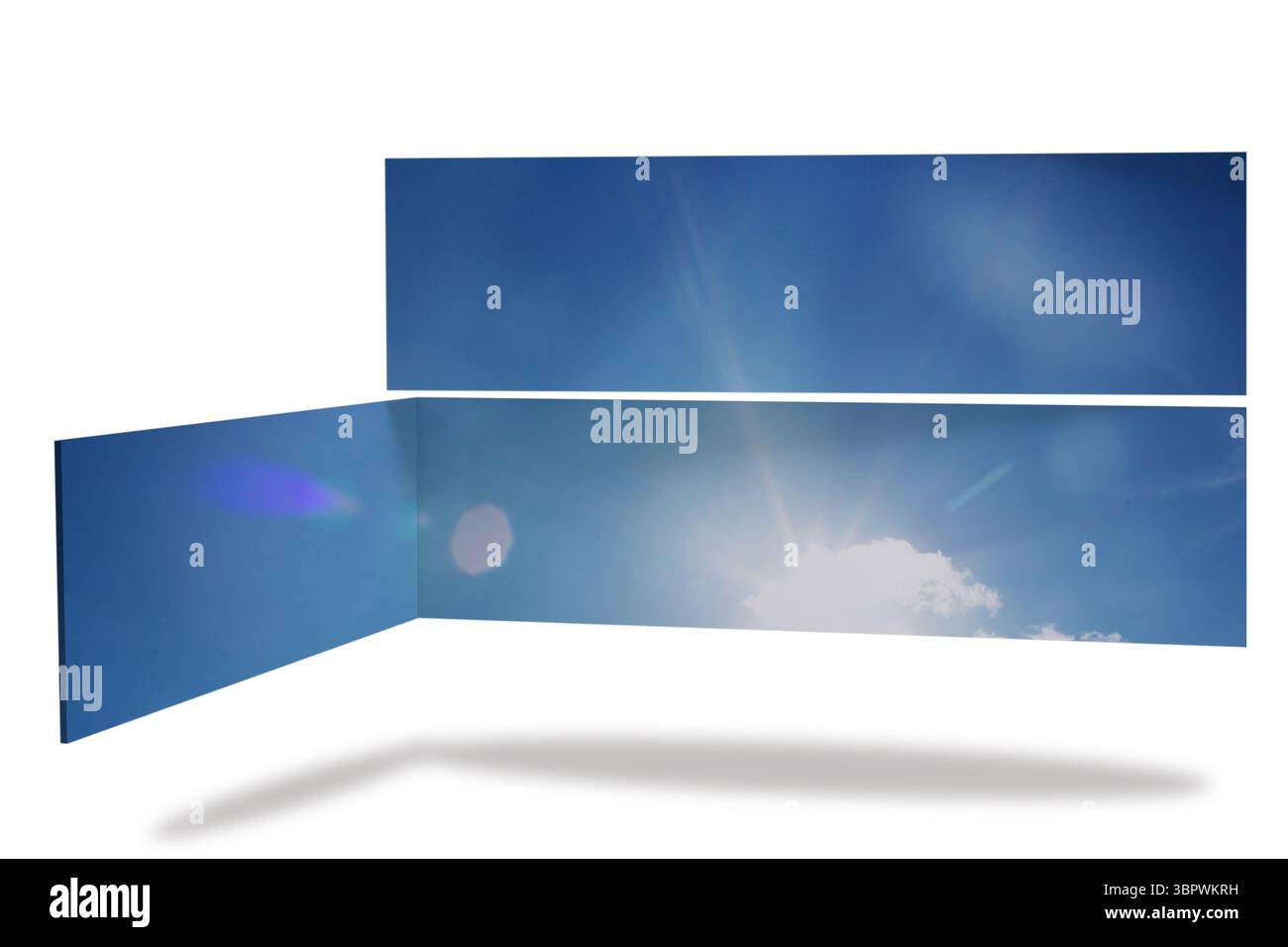 3d render featuring vertical panels hi-res stock photography and images ...