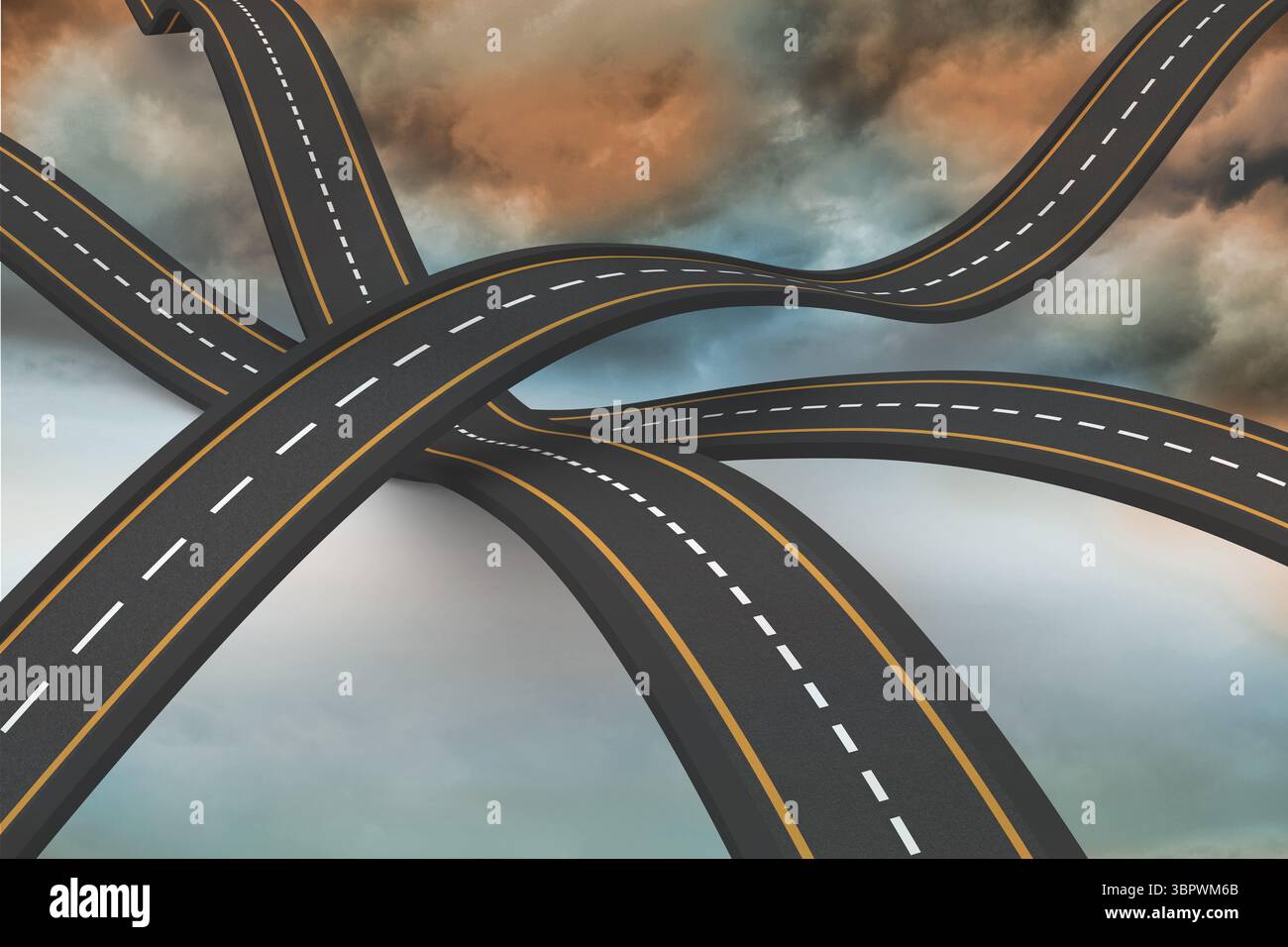 Bumpy road backdrop Stock Photo - Alamy