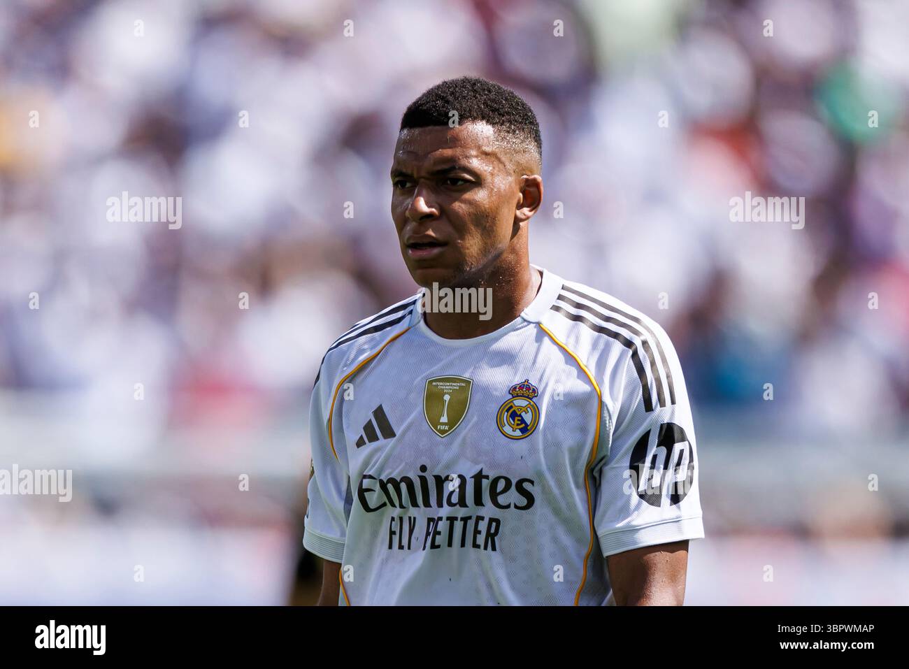 New Jersey - July 9: Kylian Mbappe of Real Madrid during the FIFA Club ...