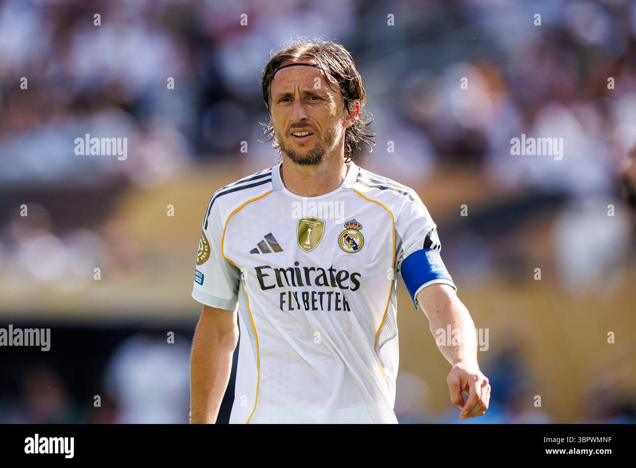 New Jersey - July 9: Luka Modric of Real Madrid during the FIFA Club ...