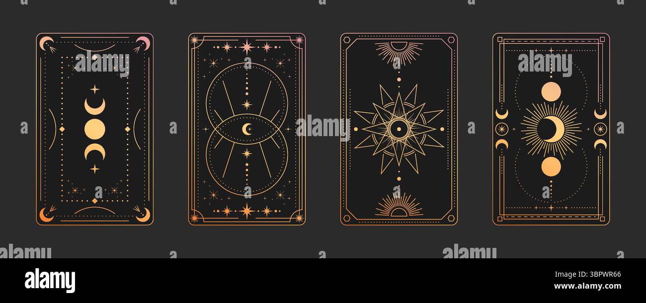 Celestial designs vector sun and moon hi-res stock photography and ...