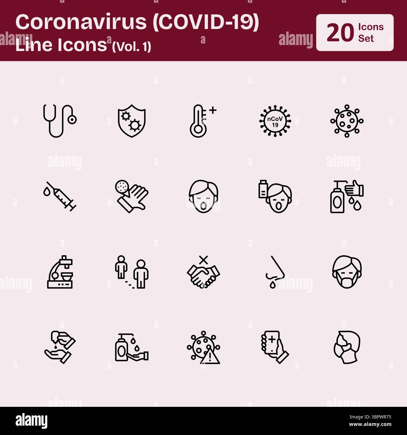 Medical safety virus Stock Vector Images - Alamy
