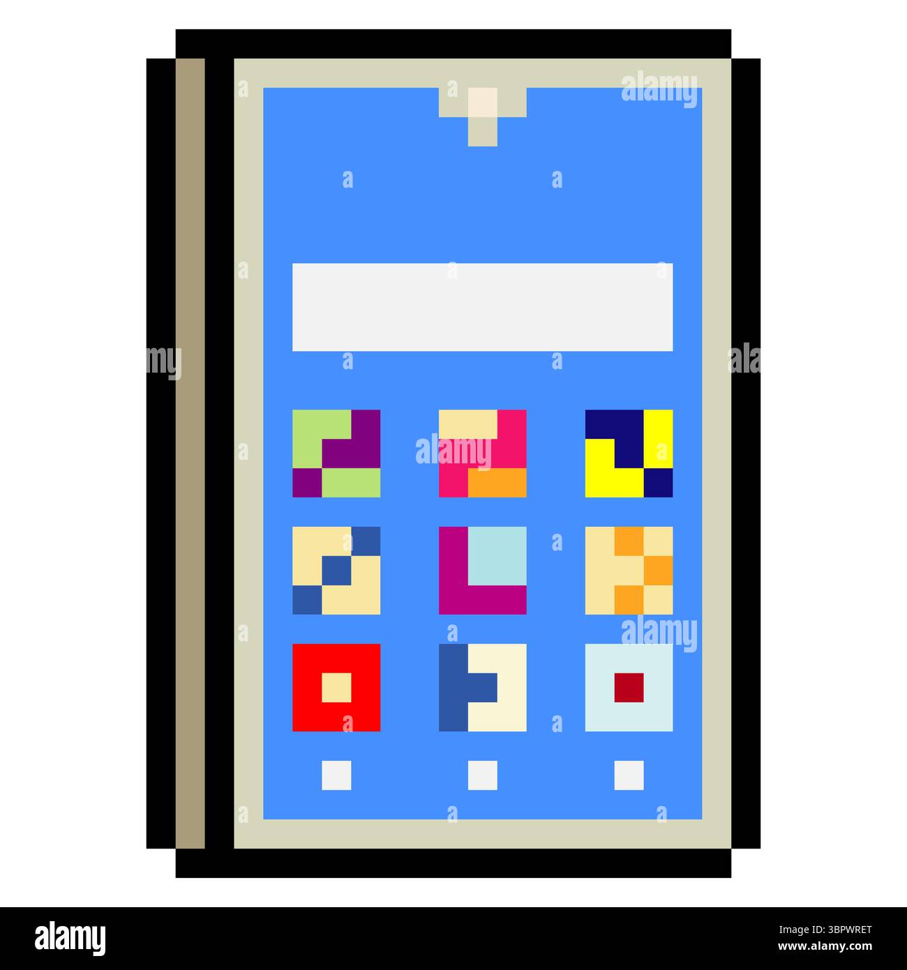 Pixel smartphone Cut Out Stock Images & Pictures - Alamy