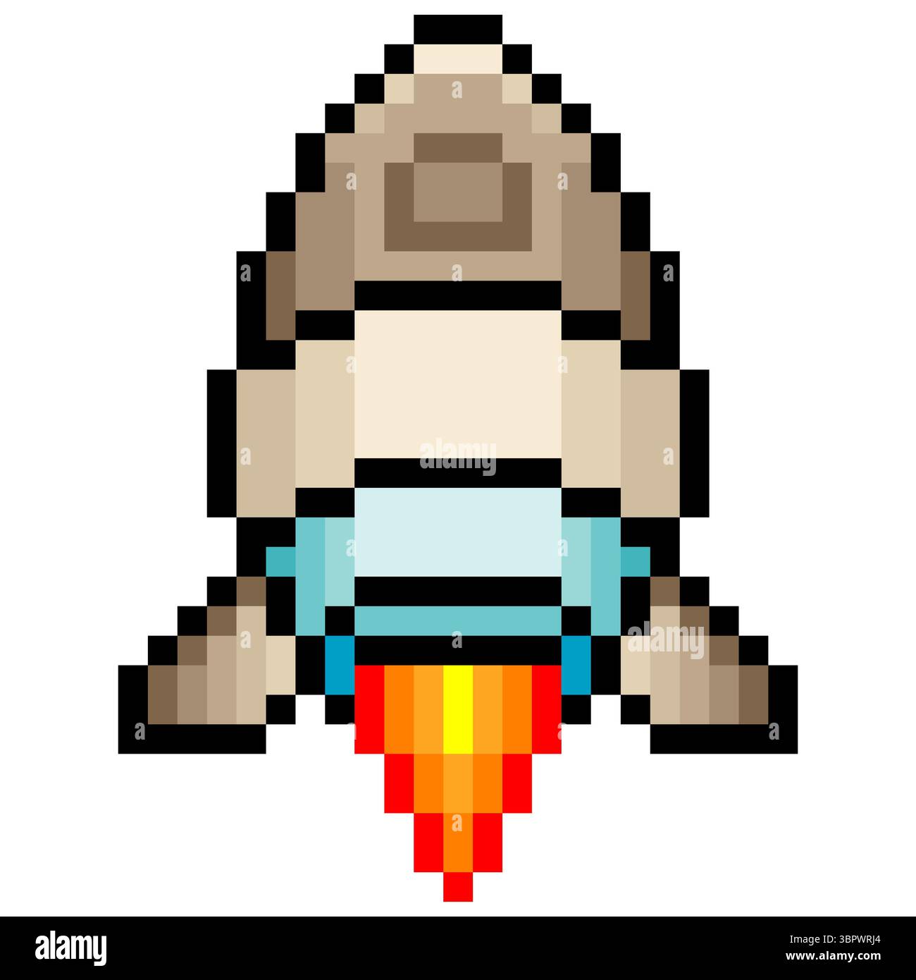 Pixel art start game Stock Vector Images - Alamy