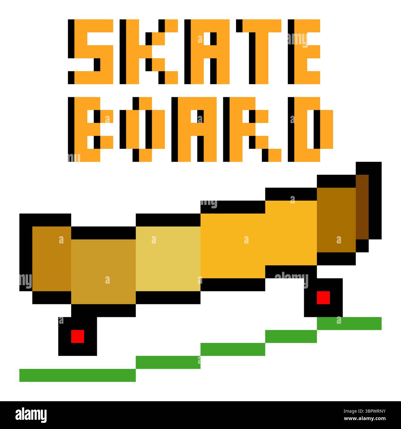 Pixelated art poster Stock Vector Images - Alamy