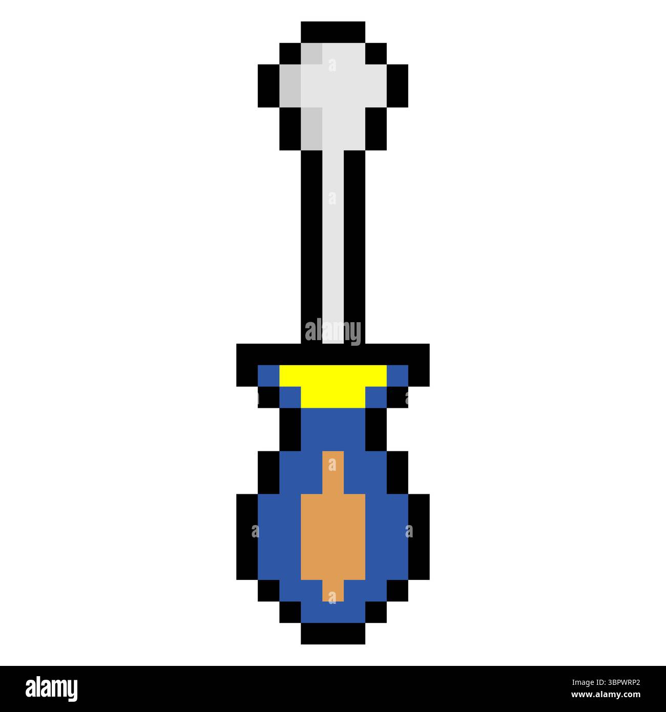 Screwdriver work tool in pixel art style Stock Vector Image & Art - Alamy