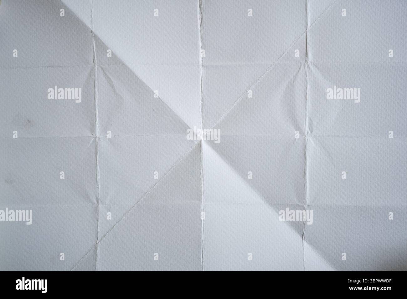 Folded white paper texture pleat hi-res stock photography and images ...