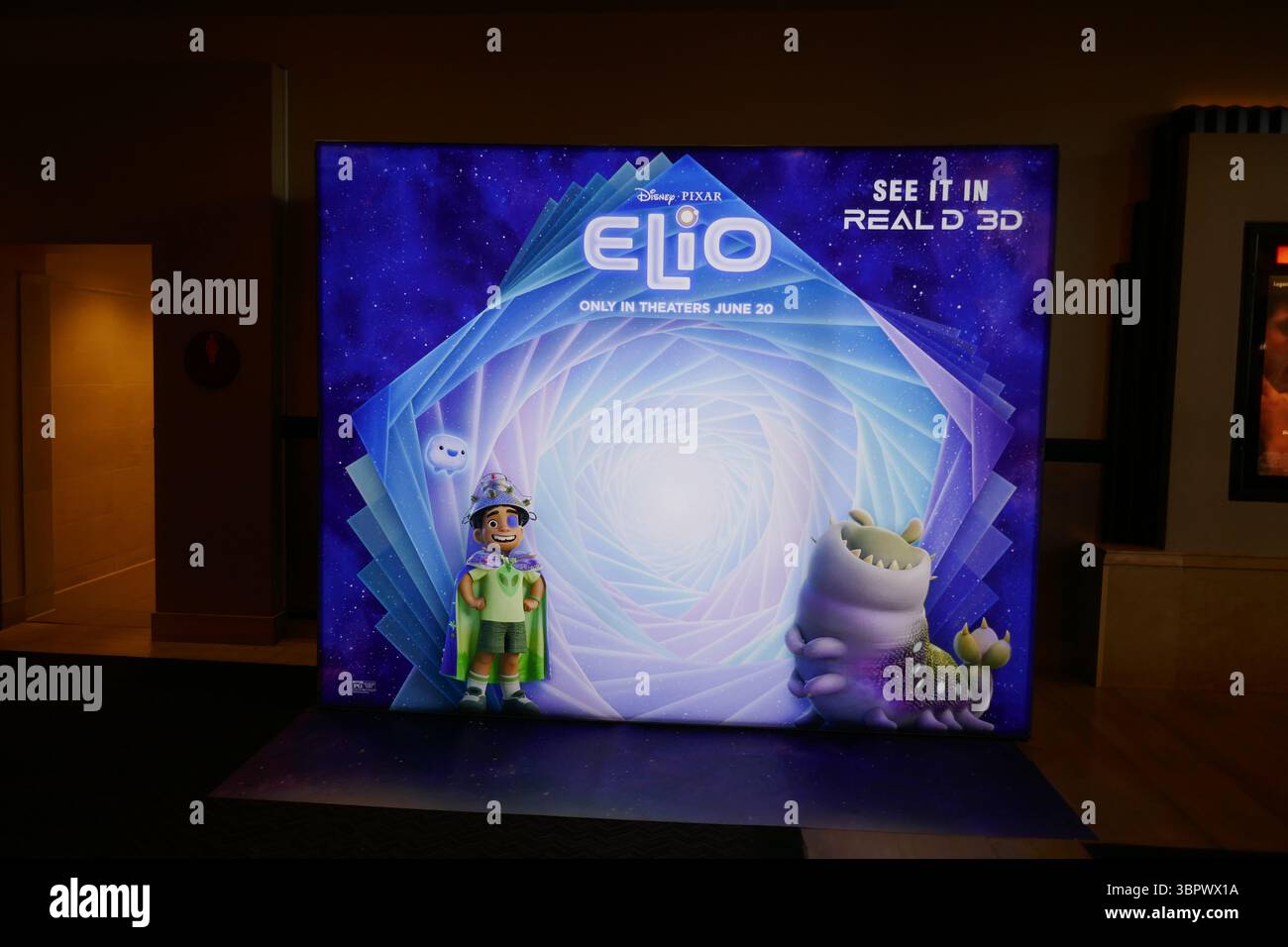 Los Angeles, California, USA 8th July 2025 Disney Elio Billboard during ...