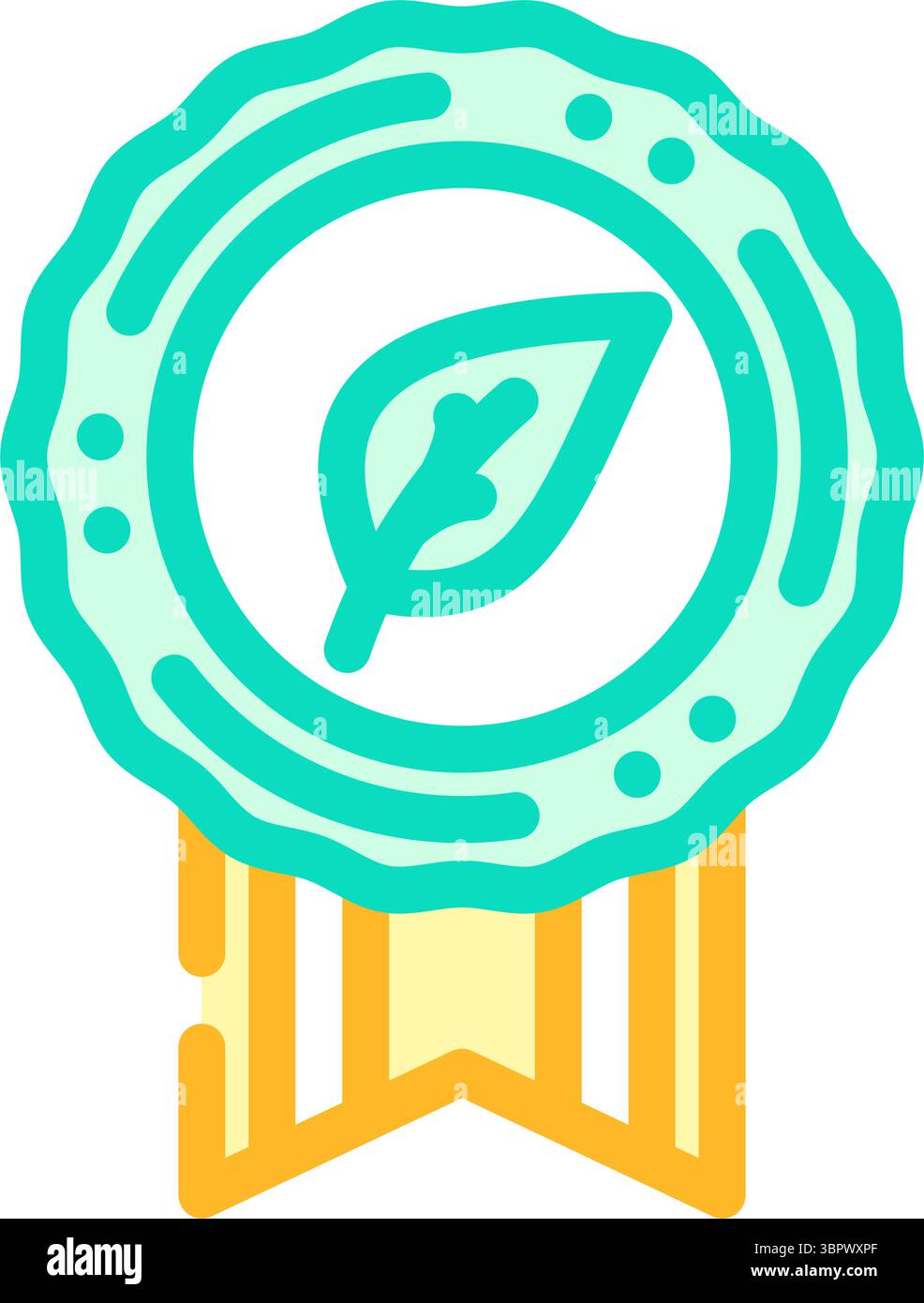 eco certified color icon vector illustration Stock Vector Image & Art ...