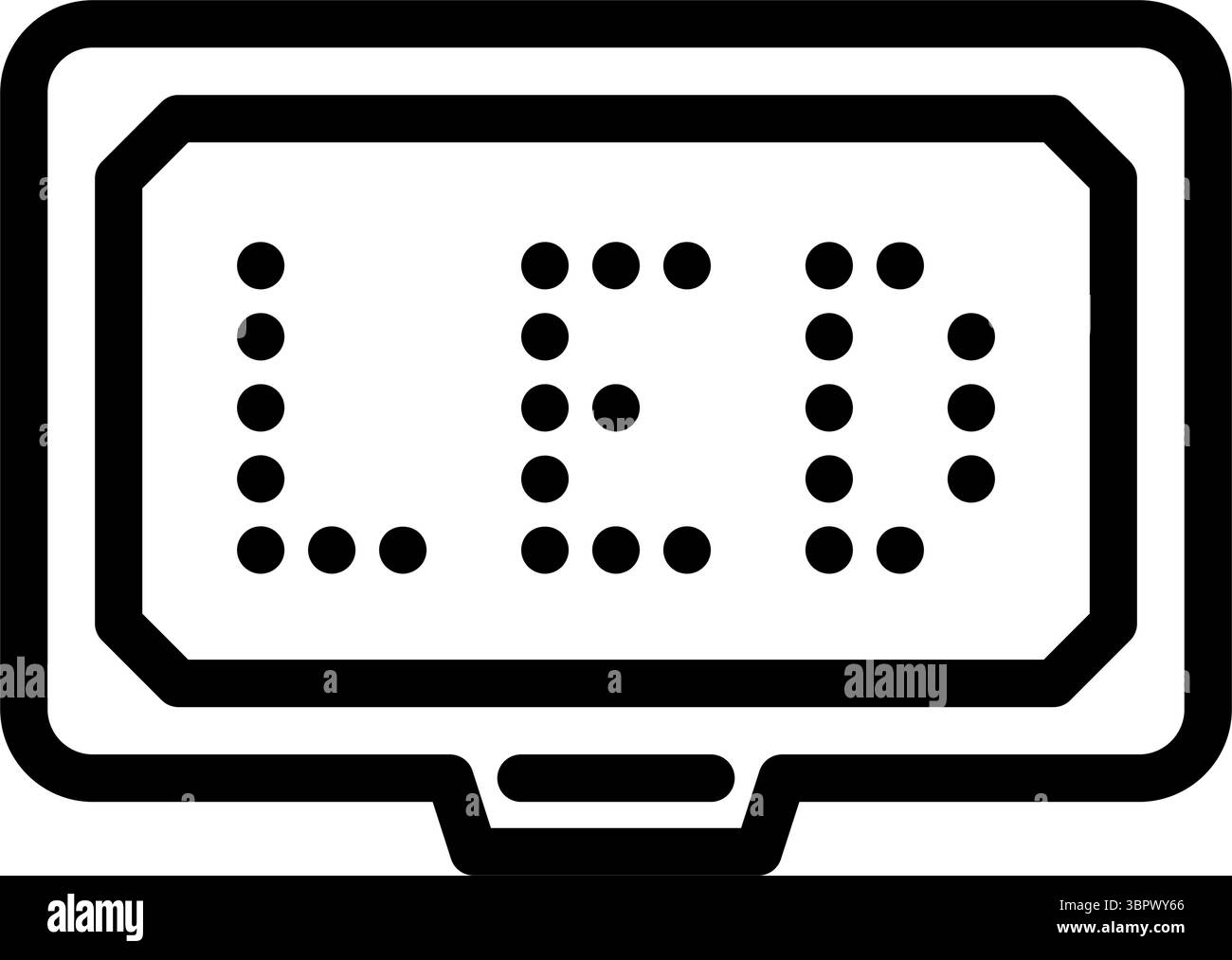 Flexible display line icon Stock Vector Images - Alamy