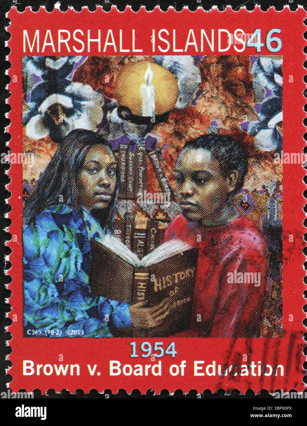 Brown v. Board of Education decision in 1954 remembered on postage ...