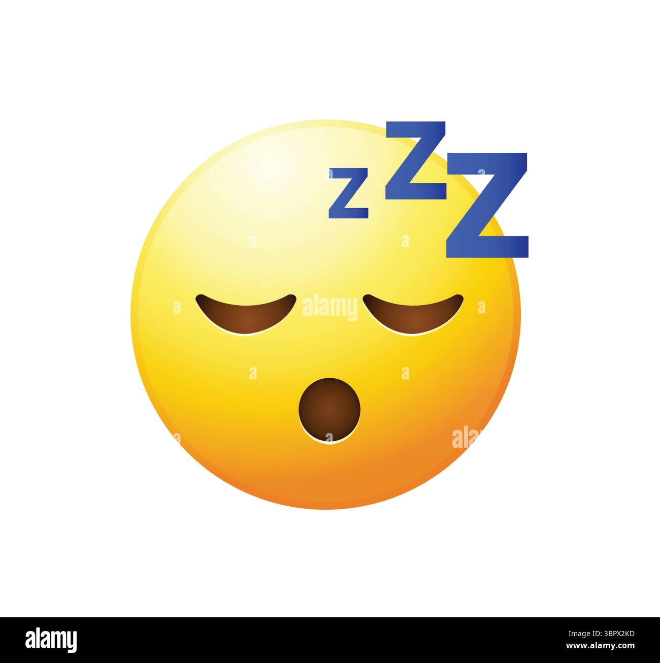 Sleepy emoji closed eyes vector hi-res stock photography and images - Alamy