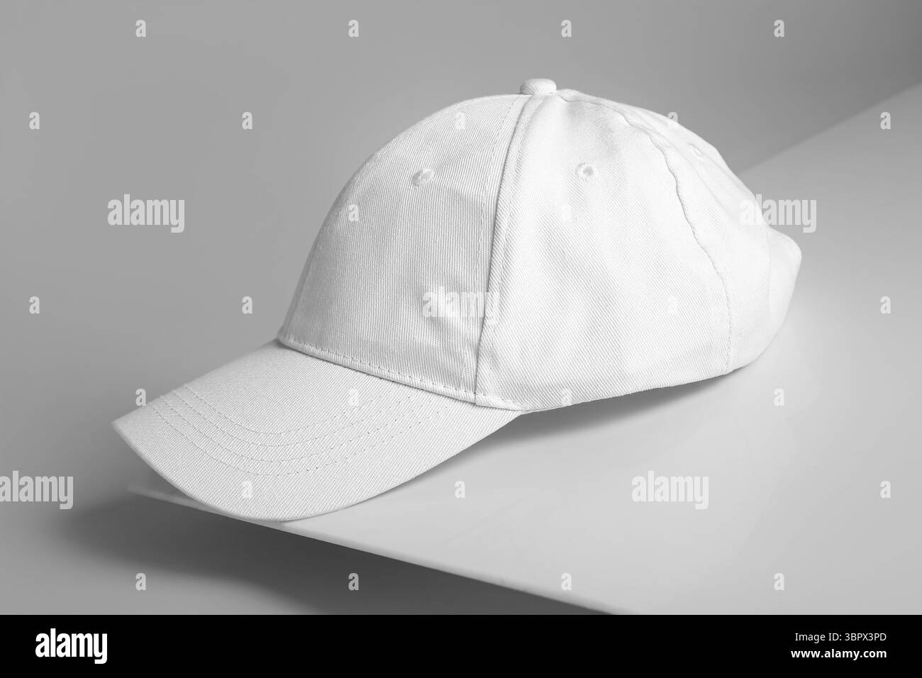Casual cap mockup white Black and White Stock Photos & Images - Alamy