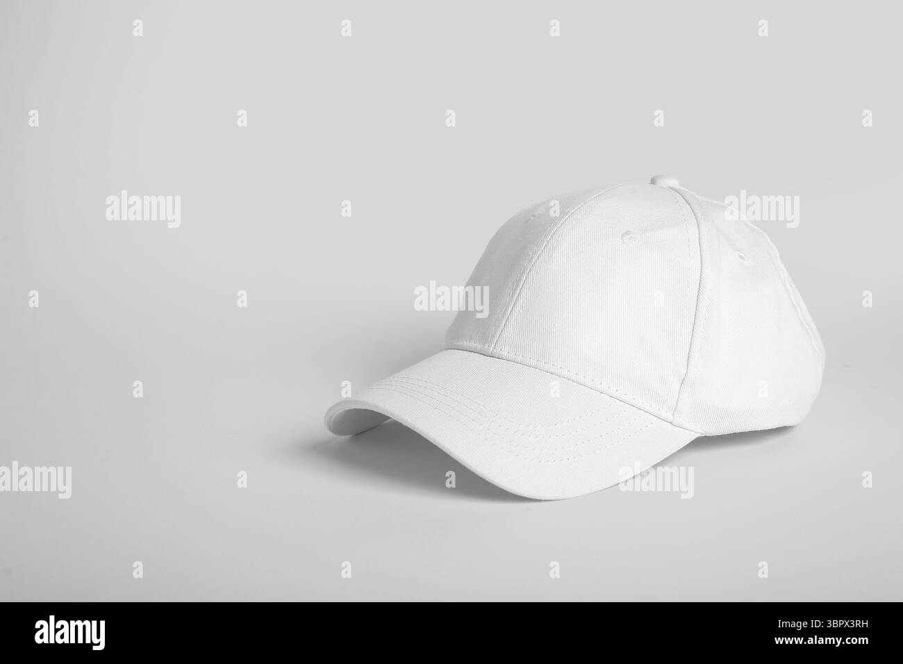 Casual cap mockup white Black and White Stock Photos & Images - Alamy