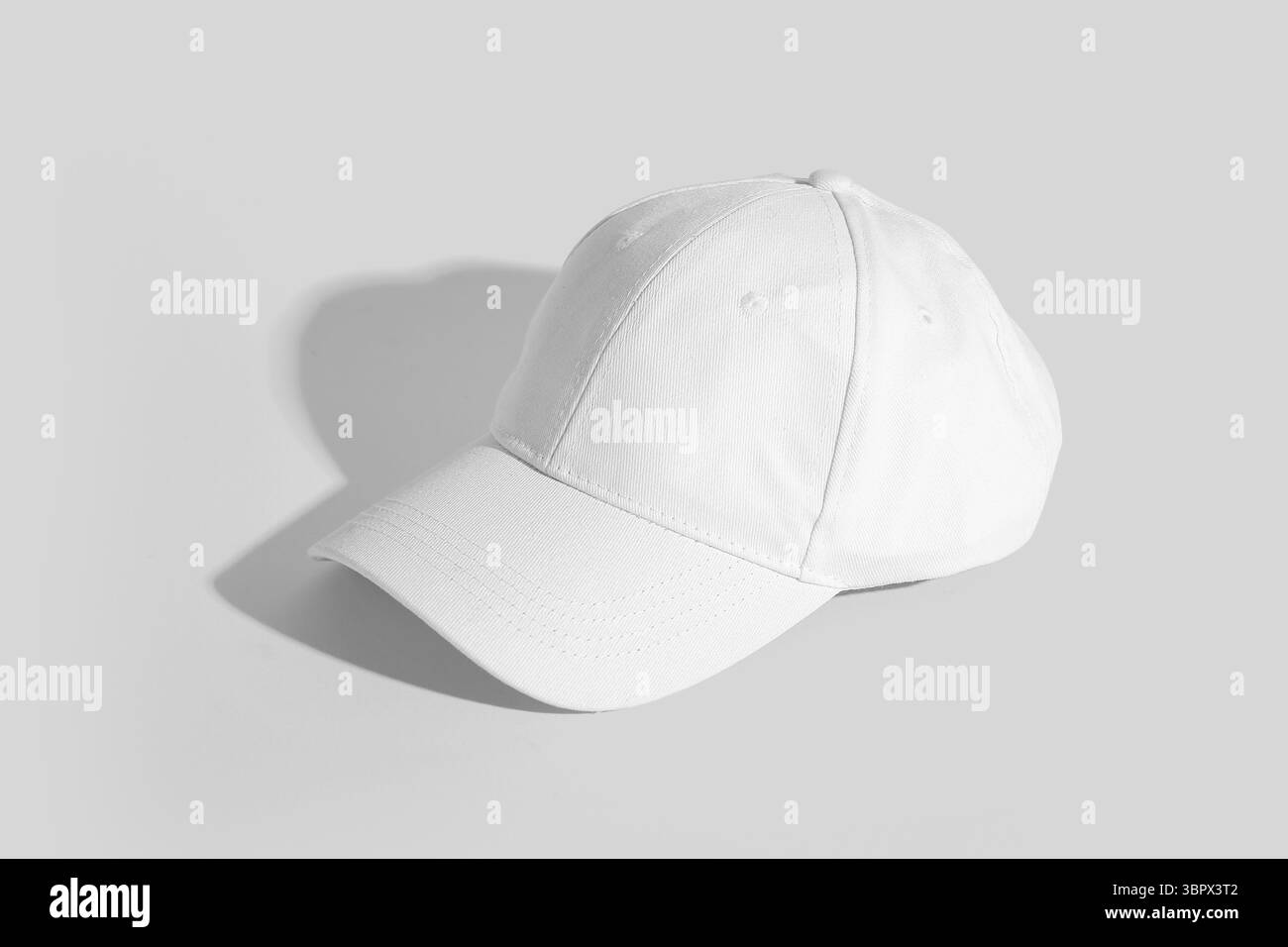 Casual cap mockup white Black and White Stock Photos & Images - Alamy