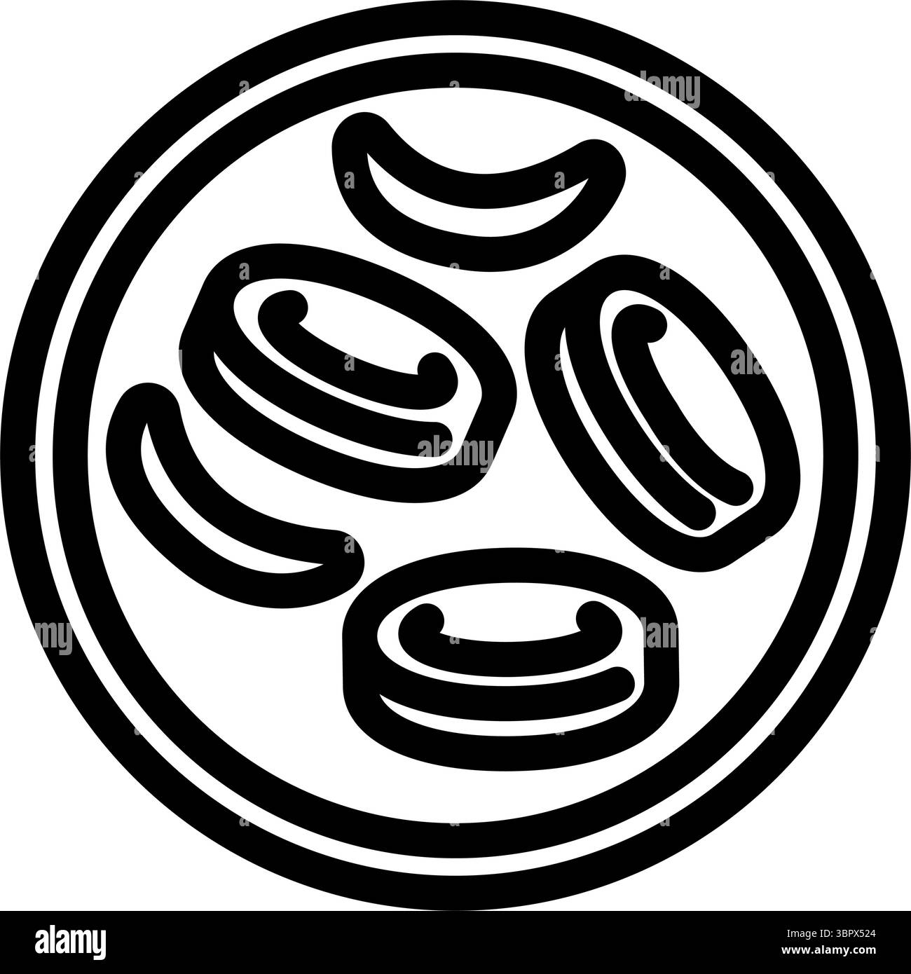 sickle cell anemia disease line icon vector illustration Stock Vector ...