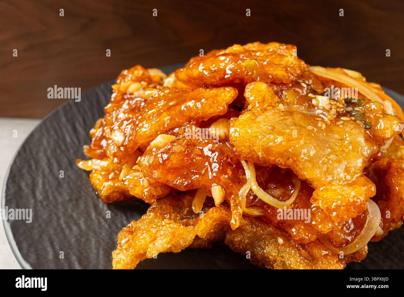 Traditional Fried Chinese Flower Bun with Wrinkled Texture Stock Photo ...
