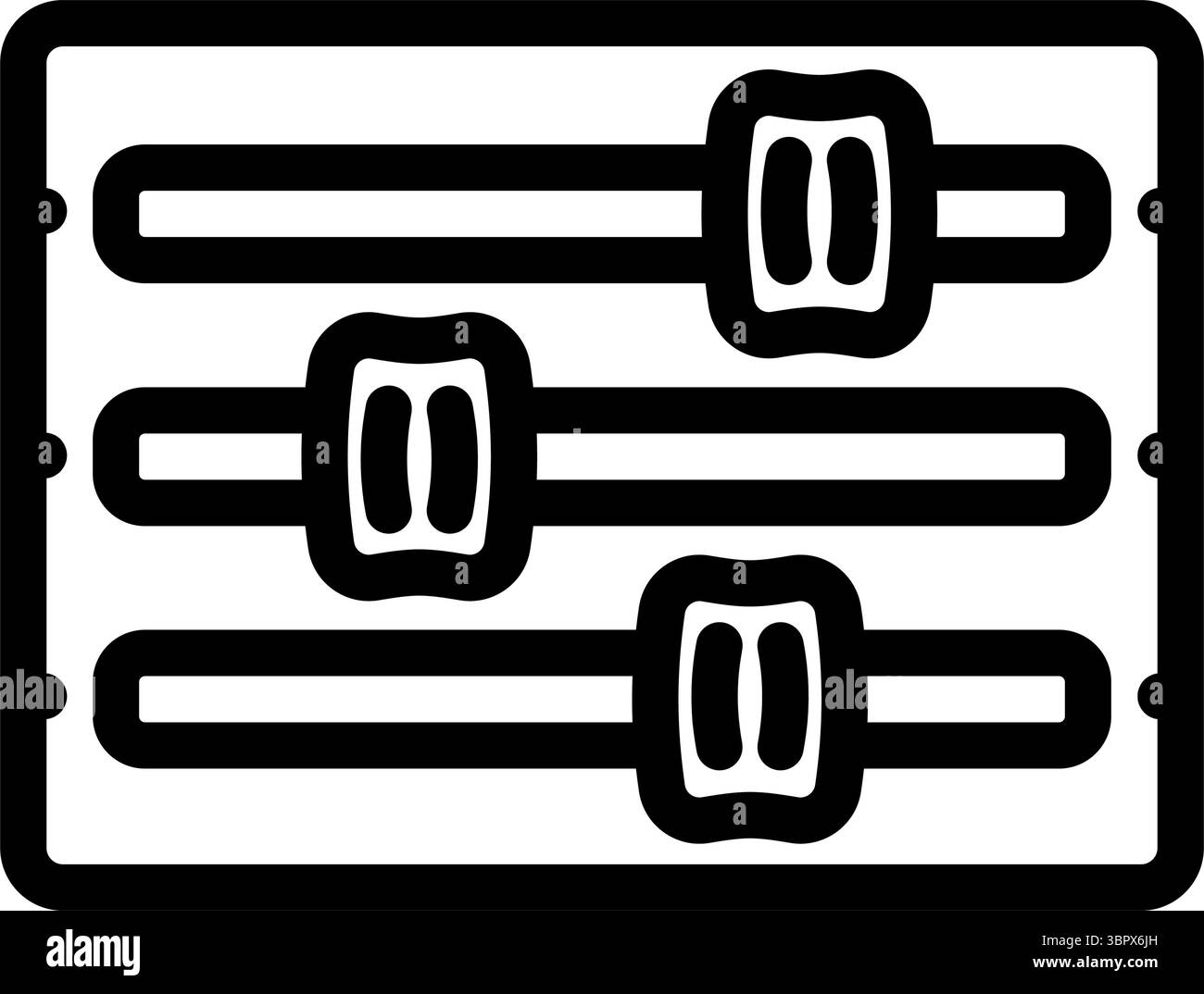customizable features line icon vector illustration Stock Vector Image ...