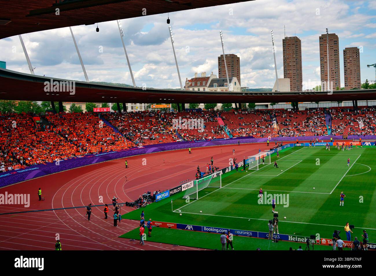 general view of the Letzigrund Stadium during UEFA Women's EURO 2025 ...