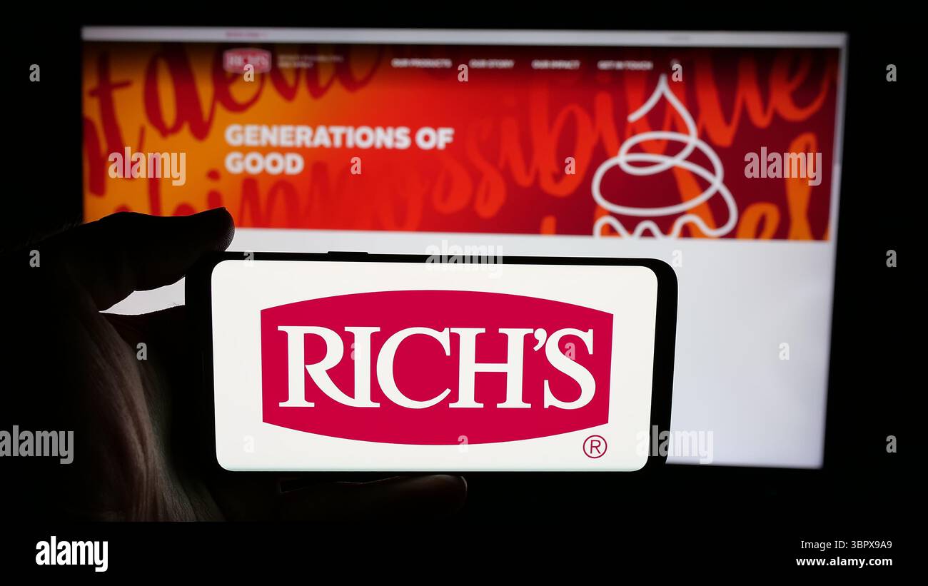 Rich's food logo hi-res stock photography and images - Alamy
