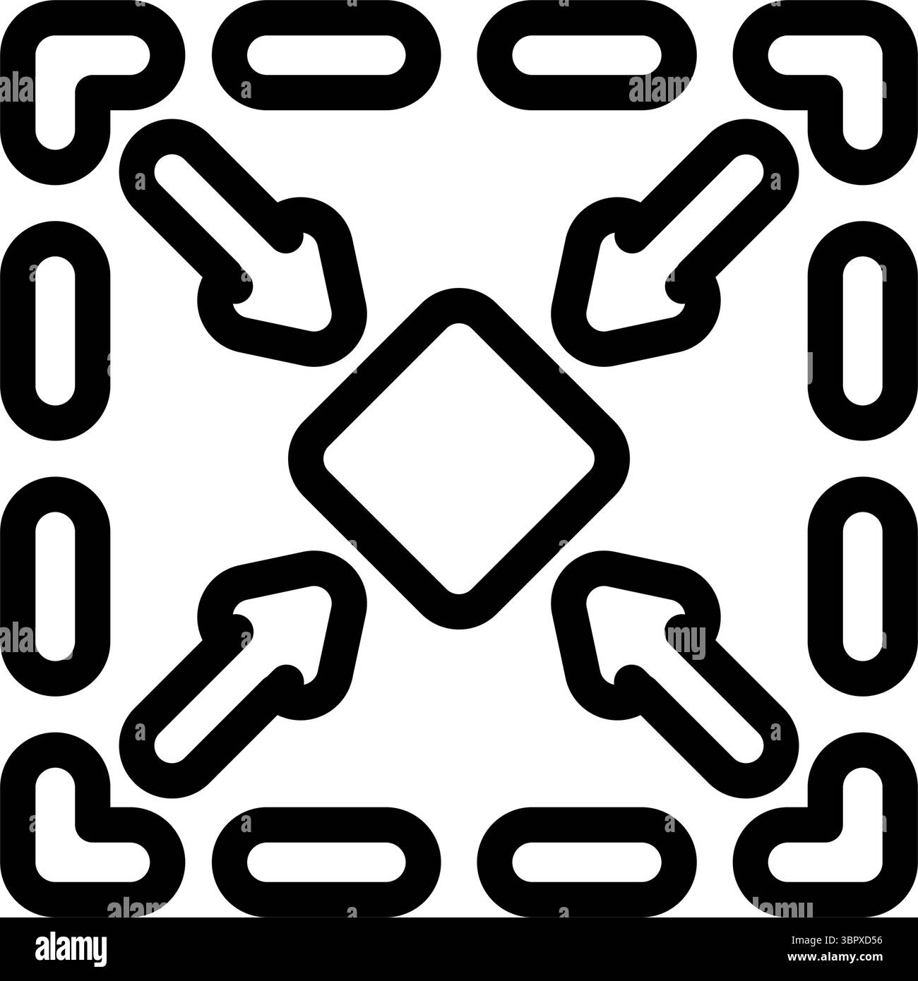 compact size line icon vector illustration Stock Vector Image & Art - Alamy