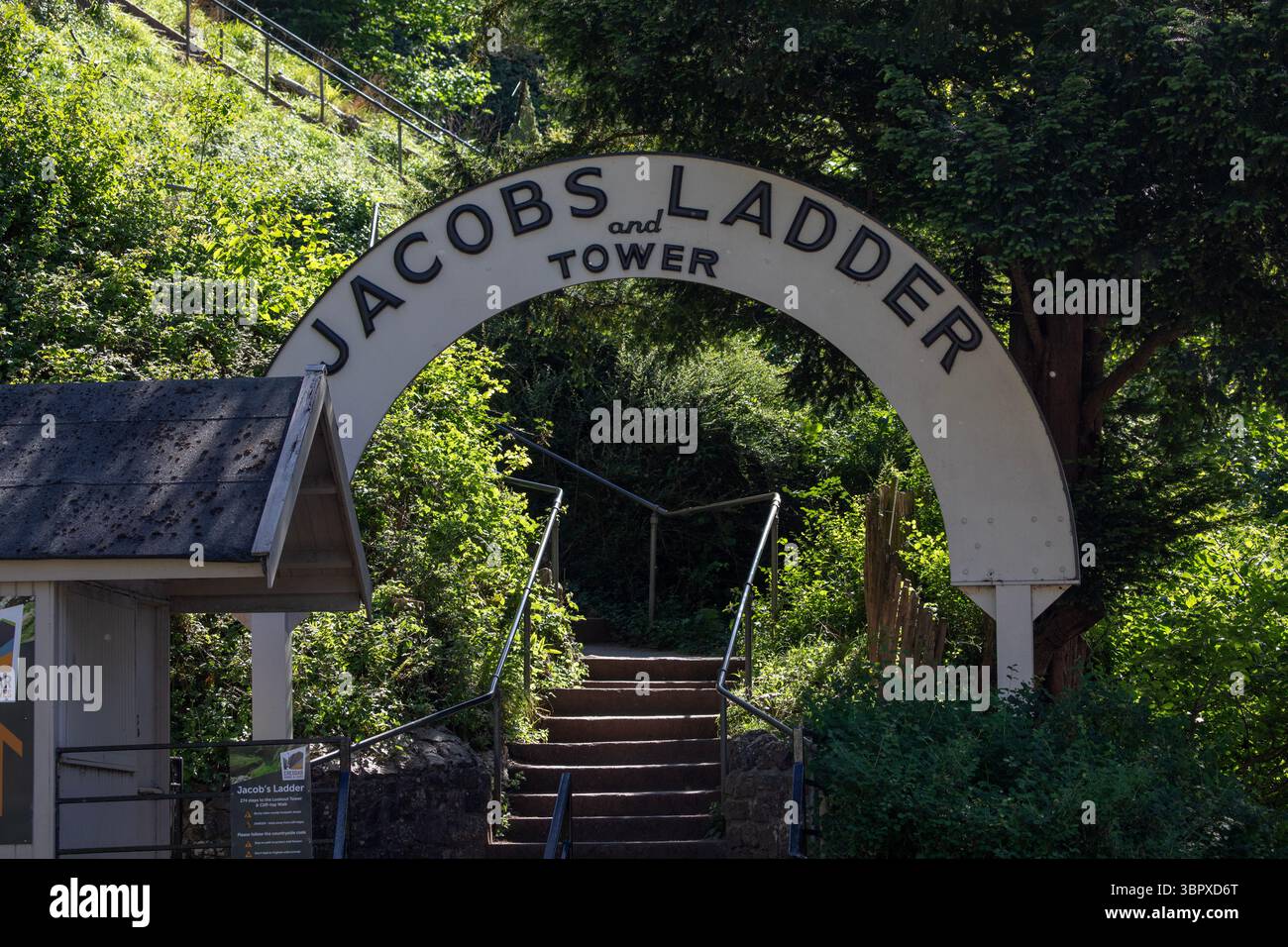 Somerset, UK - May 16th 2025: The entrance to the Jacobs Ladder ...