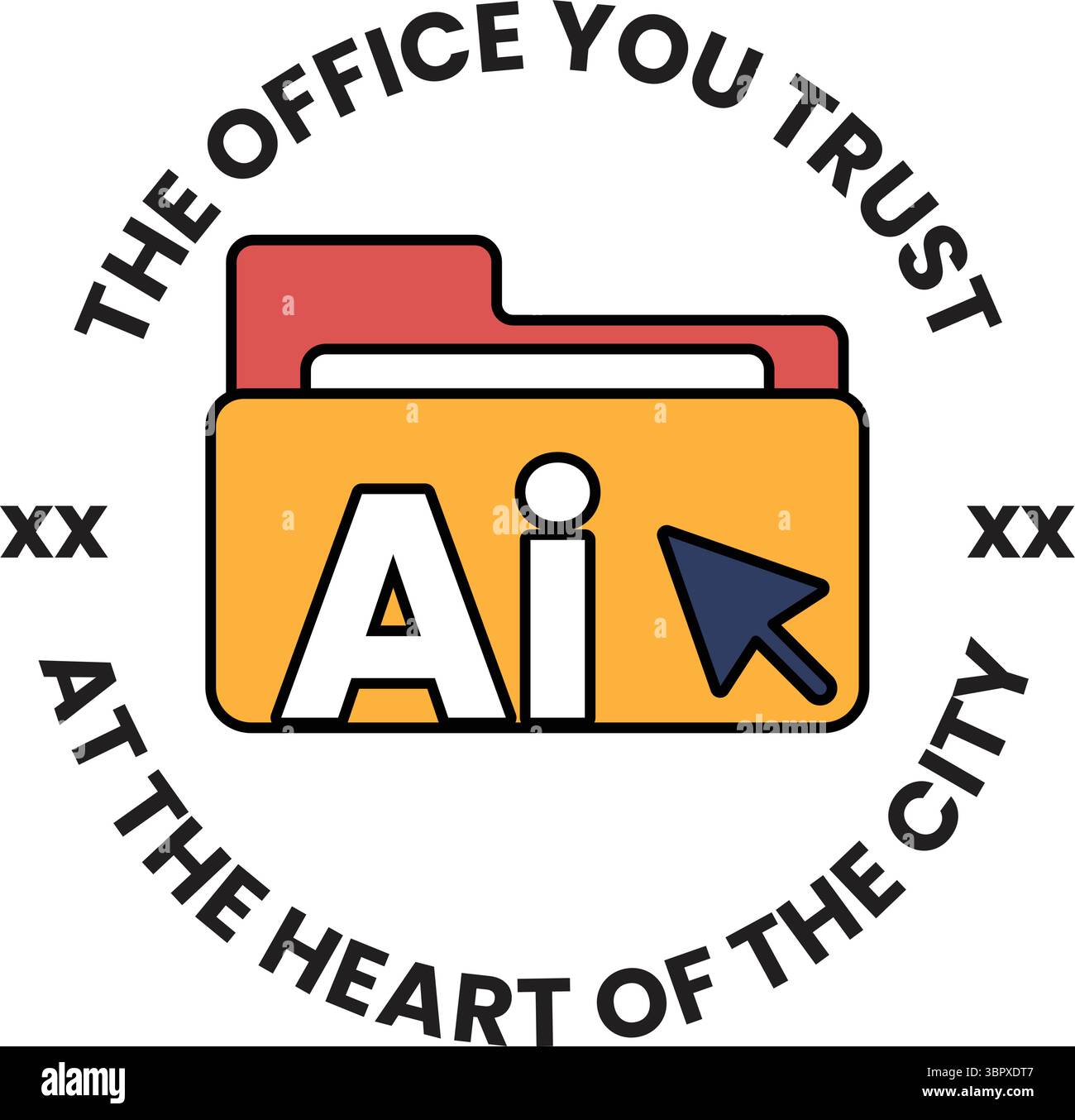 Red white image folder Stock Vector Images - Alamy