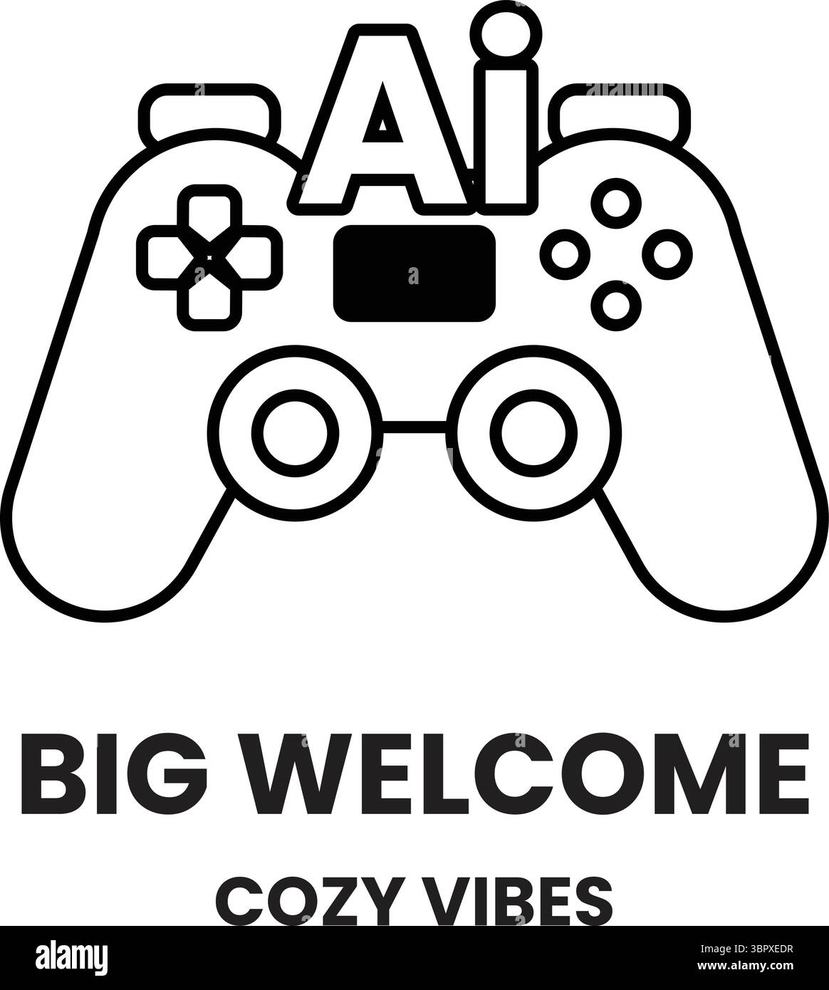 Text big game on Stock Vector Images - Alamy