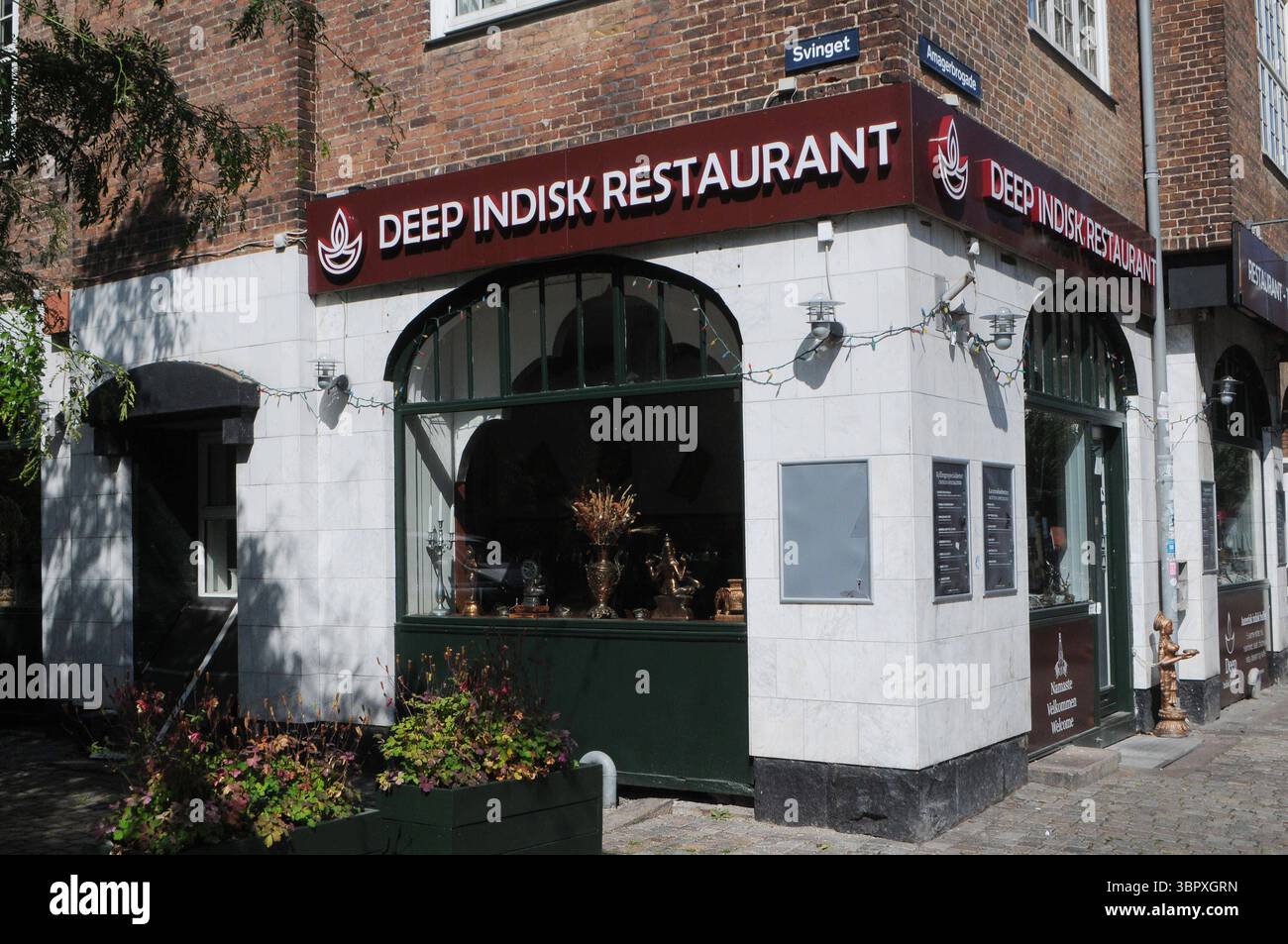 Copenhagen/ Denmark/10 JULY 2025/.Deep indisk restaurant or deep indian ...