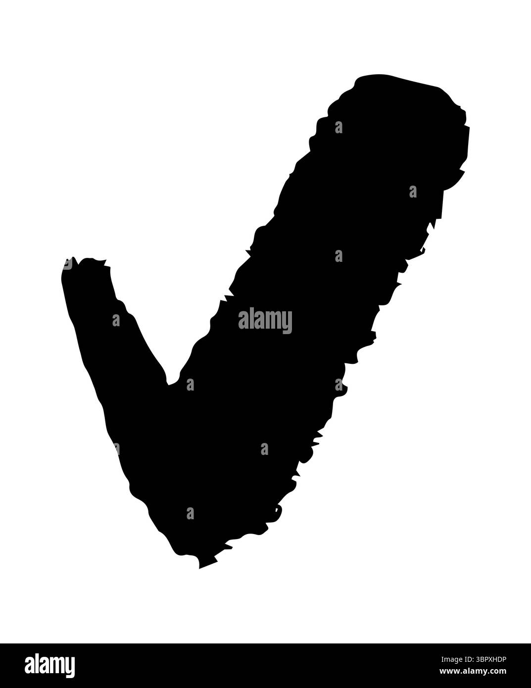 Hand-drawn doodle check mark icon simple cute sketch symbol of success ...