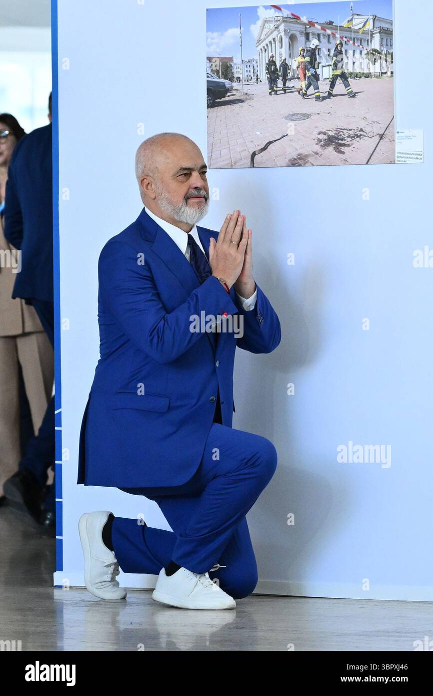 Edi Rama, Prime Minister of Albania participate in the Ukraine Recovery ...
