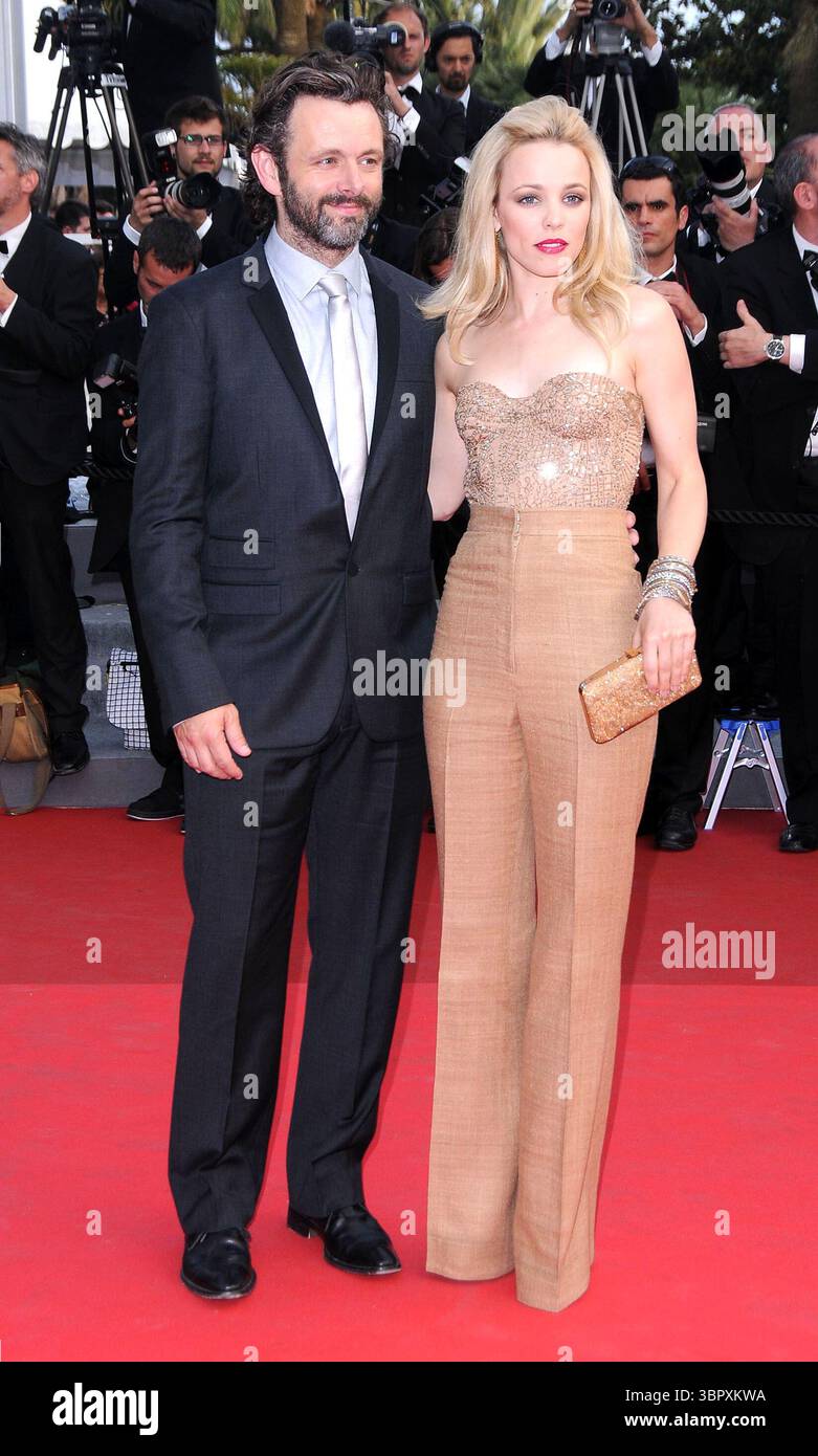 Michael Sheen and Rachel McAdams at the premiere of "Sleeping Beauty ...