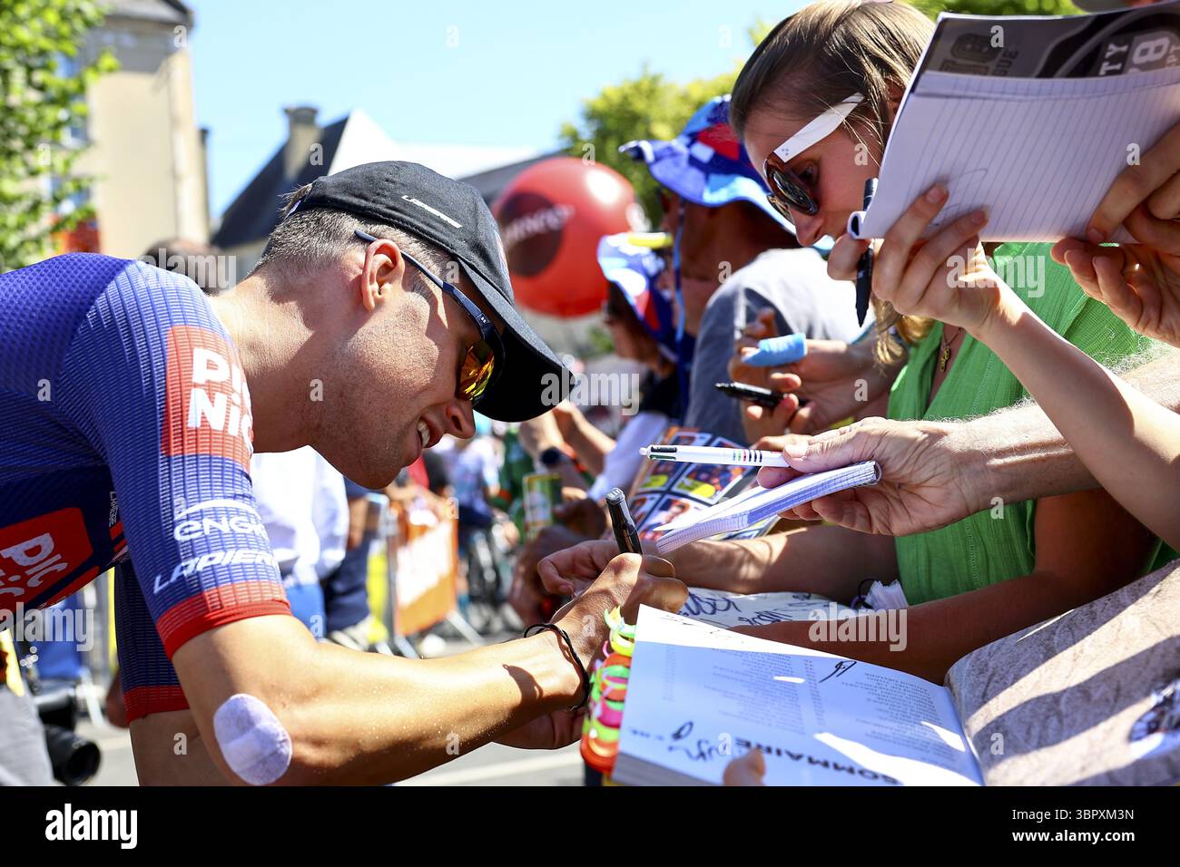 Dutch Tim Naberman of Team Picnic PostNL pictured at the start of stage six of the 2025 Tour de ...