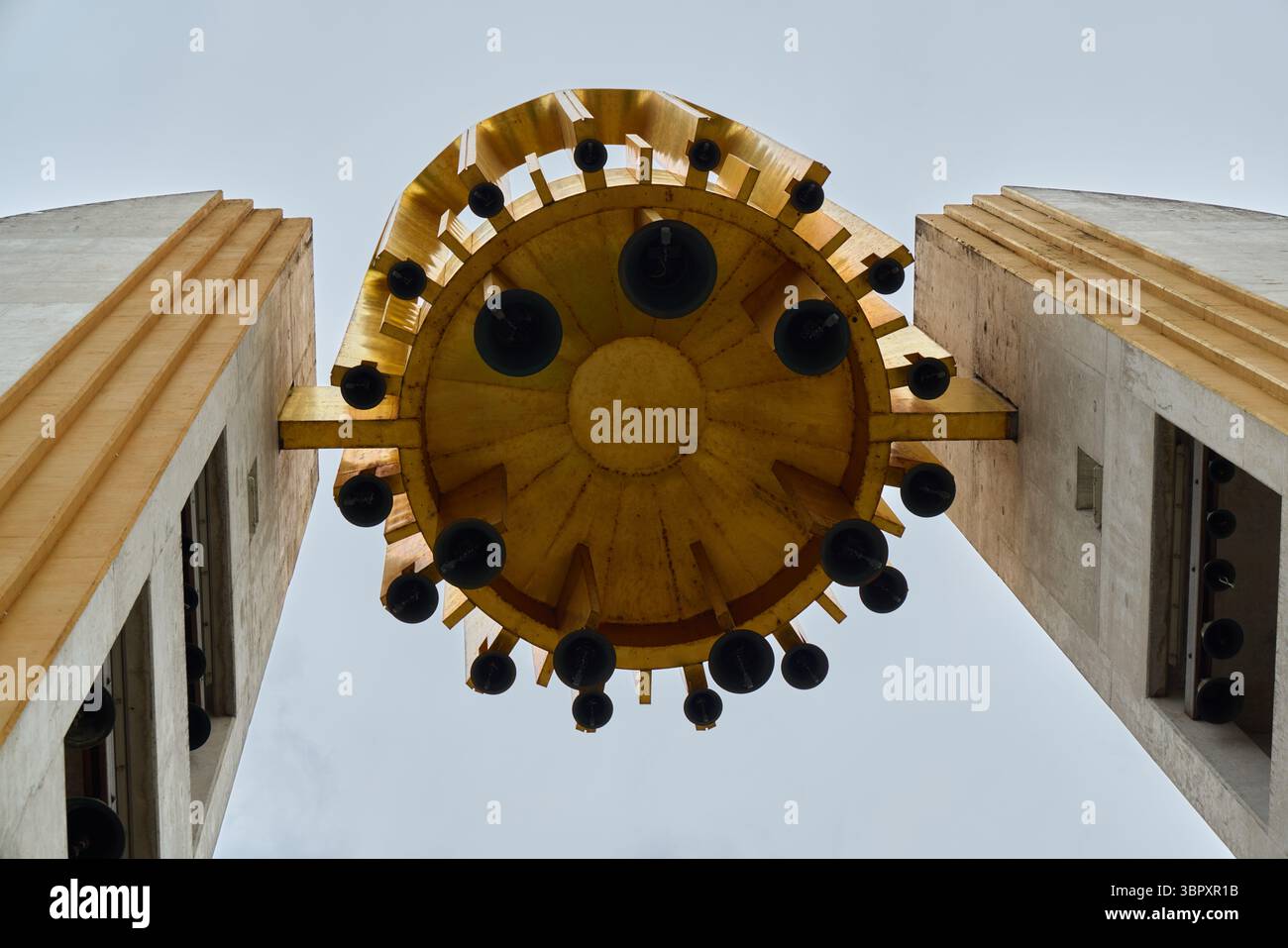 This is a unique and innovative architectural structure that features a ...