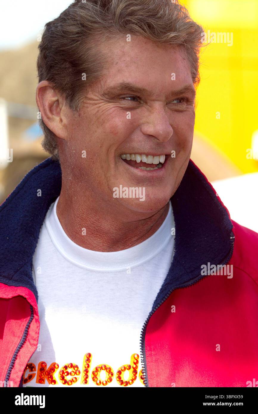 David Hasselhoff at the official launch of Nickelodeon Land in ...