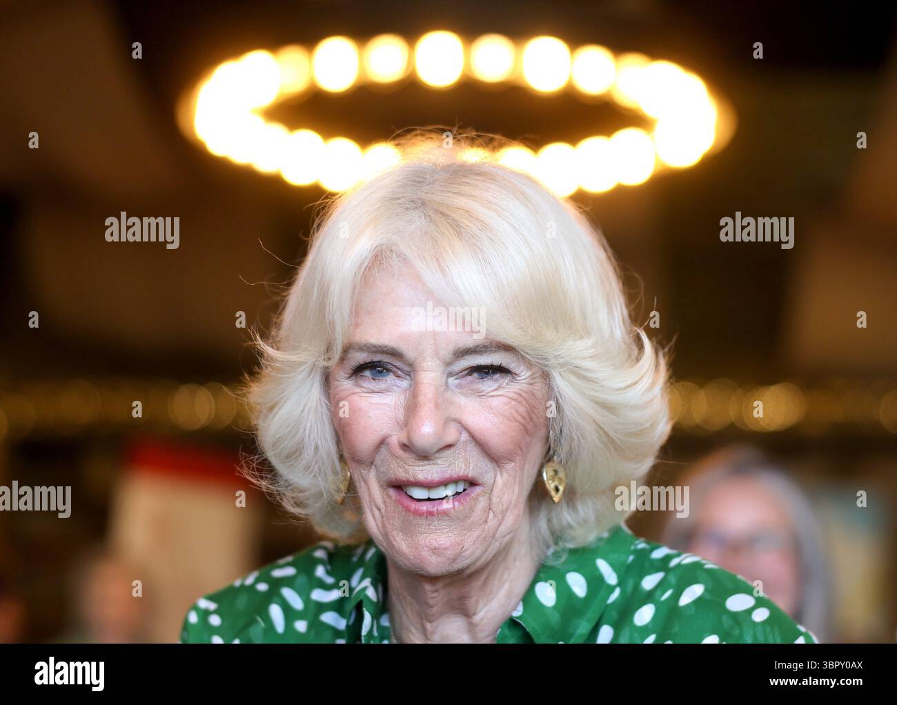 Queen Camilla during a visit to Wiltshire Community Foundation at ...