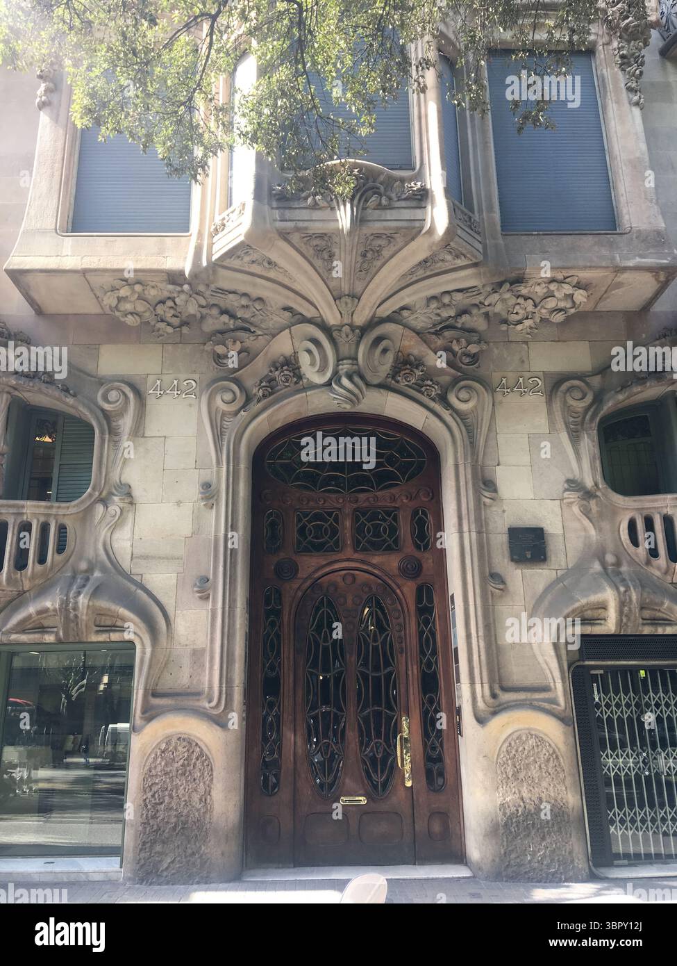 Eclectic buildings in central Barcelona showcasing Gothic, Modernisme ...