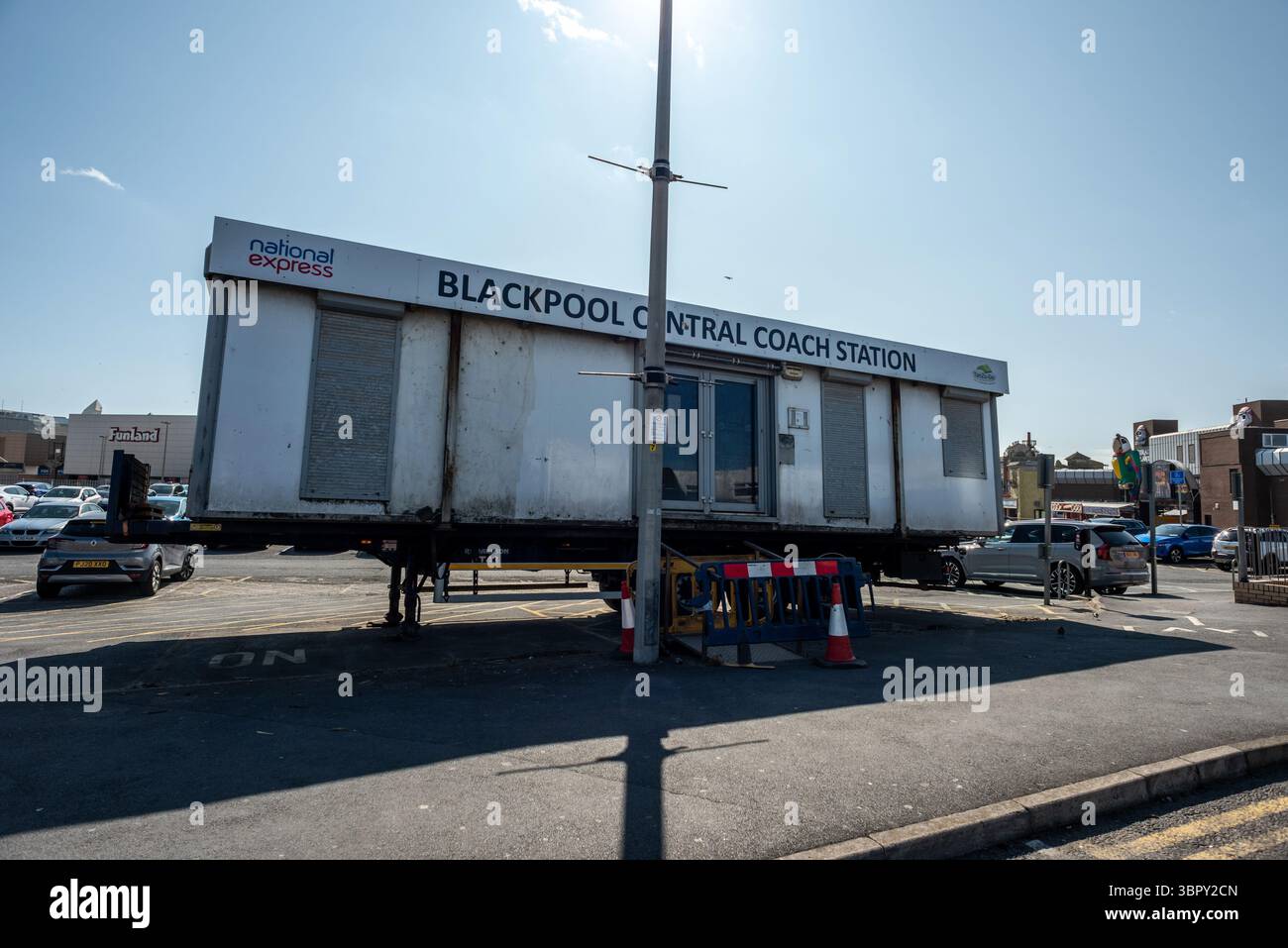 Blackpool, July 2nd 2025: Blackpool Central Coach Station Stock Photo ...