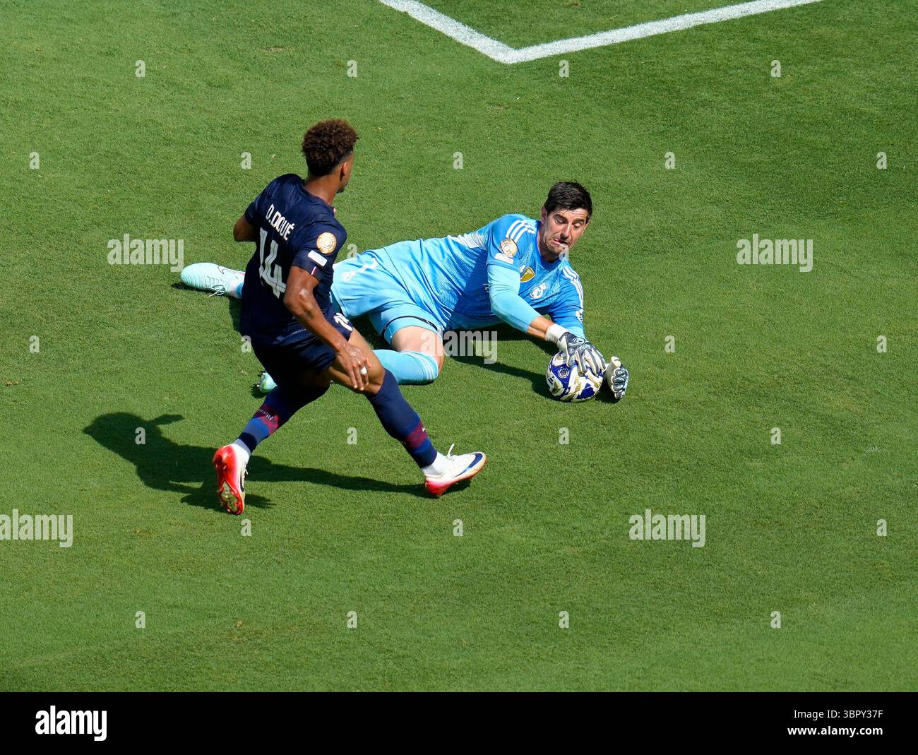 East Rutherford, Vereinigte Staaten. 09th July, 2025. Thibaut Courtois ...