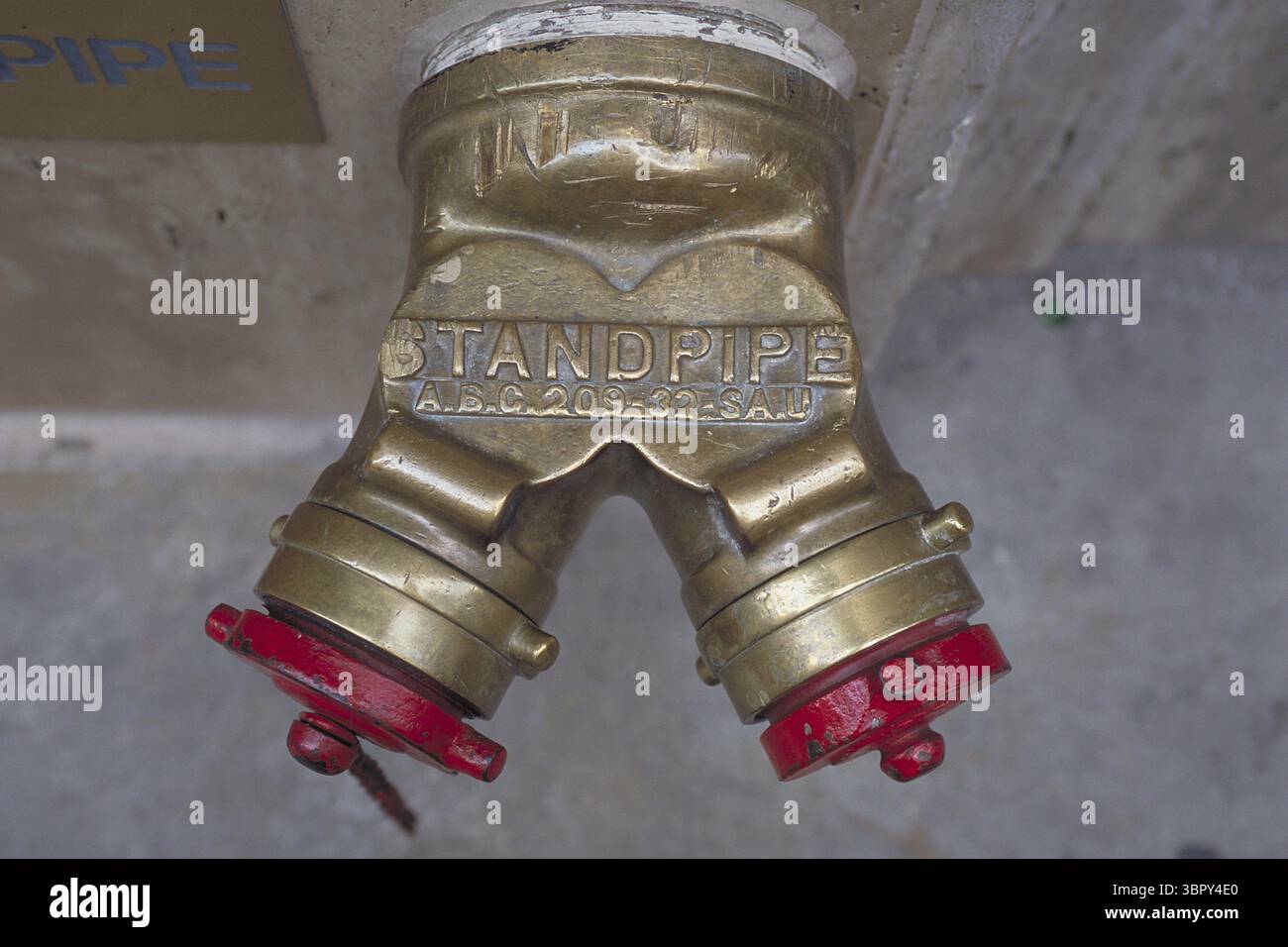 Standpipe, hydrant at a residential building, Manhattan, New York City ...