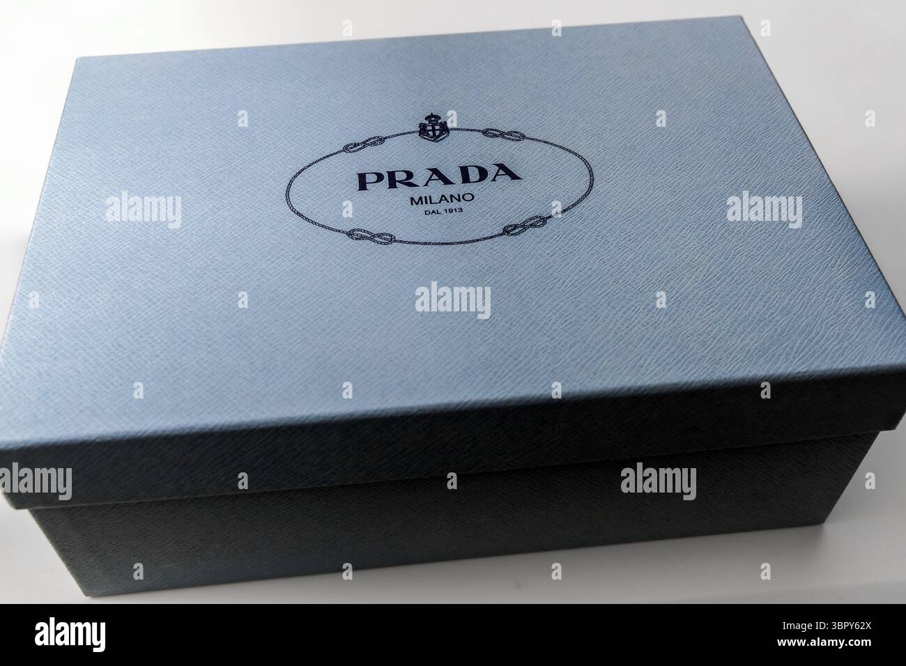 Closed box with shoes from Prada. Copenhagen, Denmark - June 10, 2025 ...