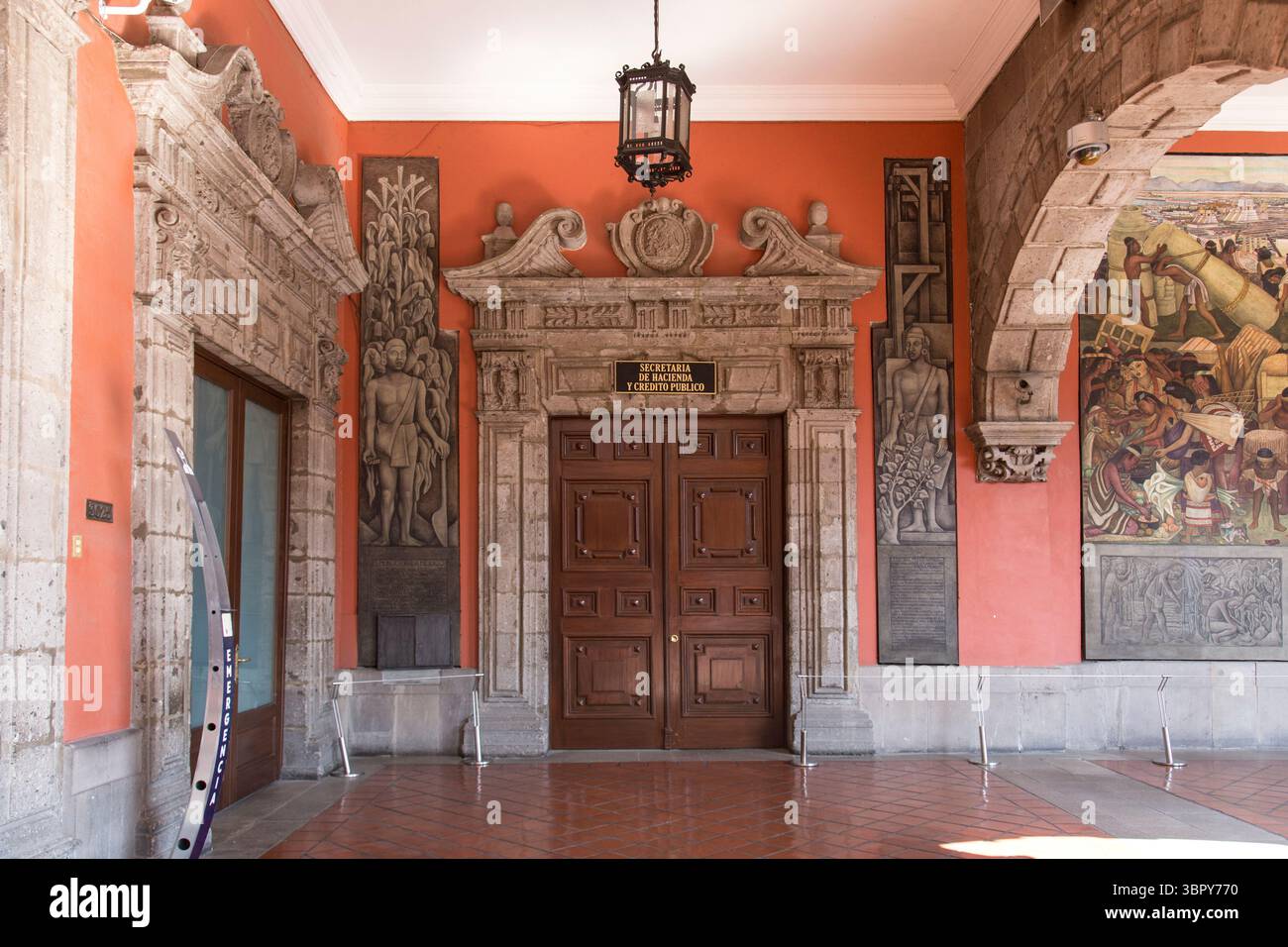 Central America Mexico DF Mexico City National Palace seat of the ...