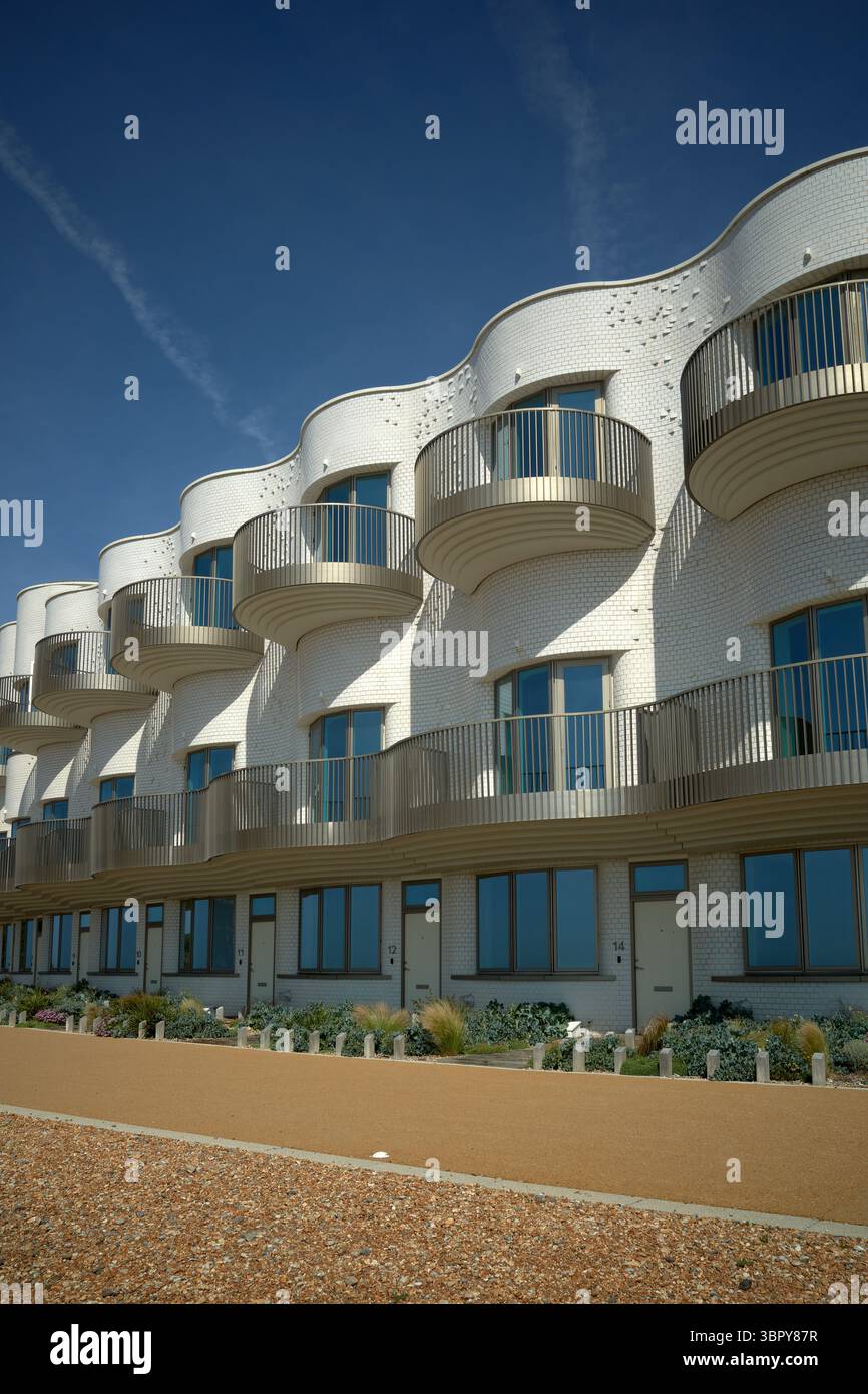 The Shoreline Development on Folkestone beach, Folkestone, Kent,UK ...