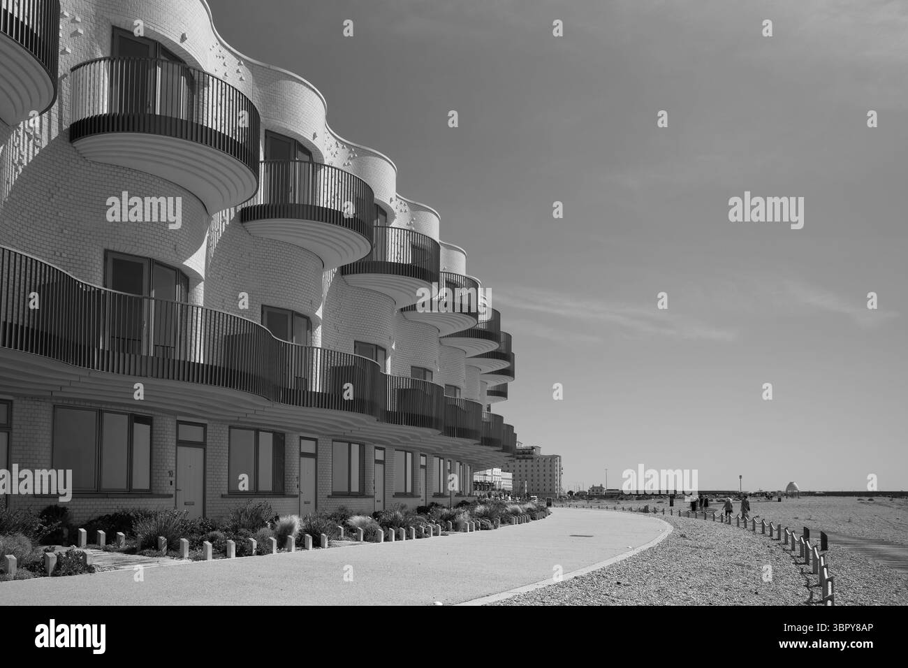 Shoreline housing Black and White Stock Photos & Images - Alamy