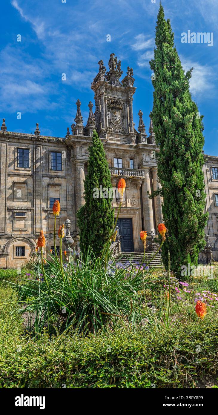 Monastery of San Martin Pinario in Santiago de Compostela, in Galicia ...