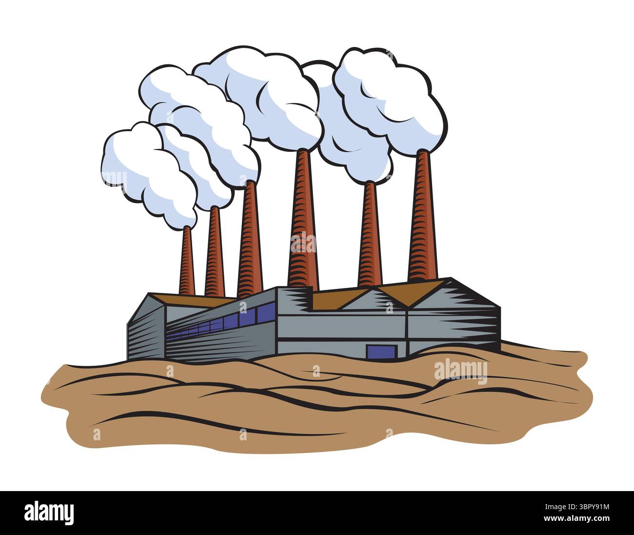 Warehouse industrial building machinery Cut Out Stock Images & Pictures ...