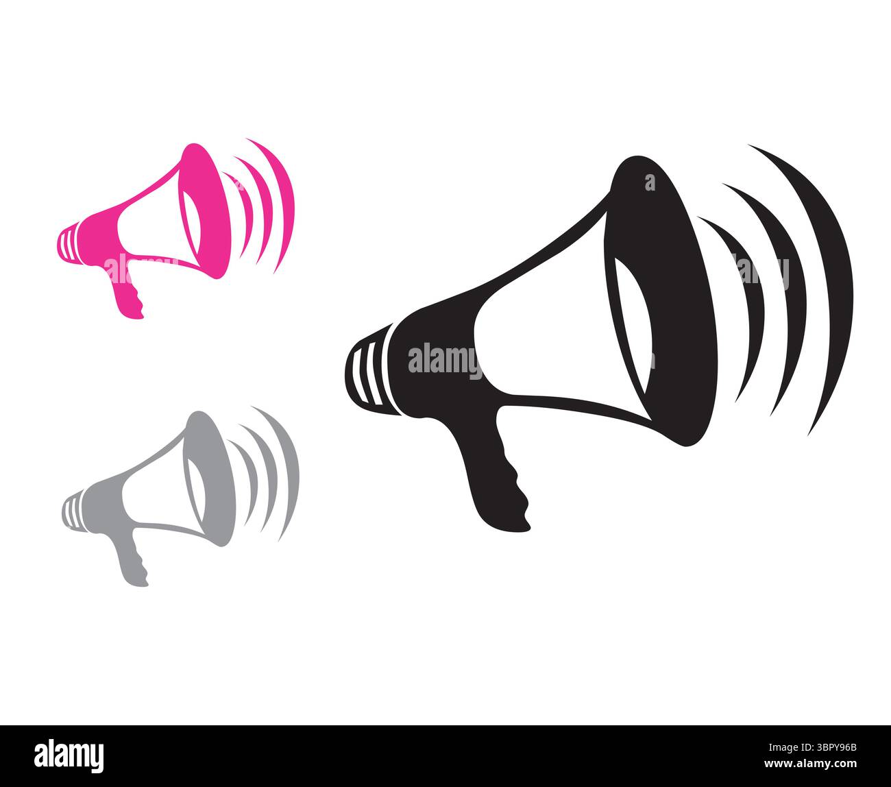 Loud speaker vector art Cut Out Stock Images & Pictures - Alamy